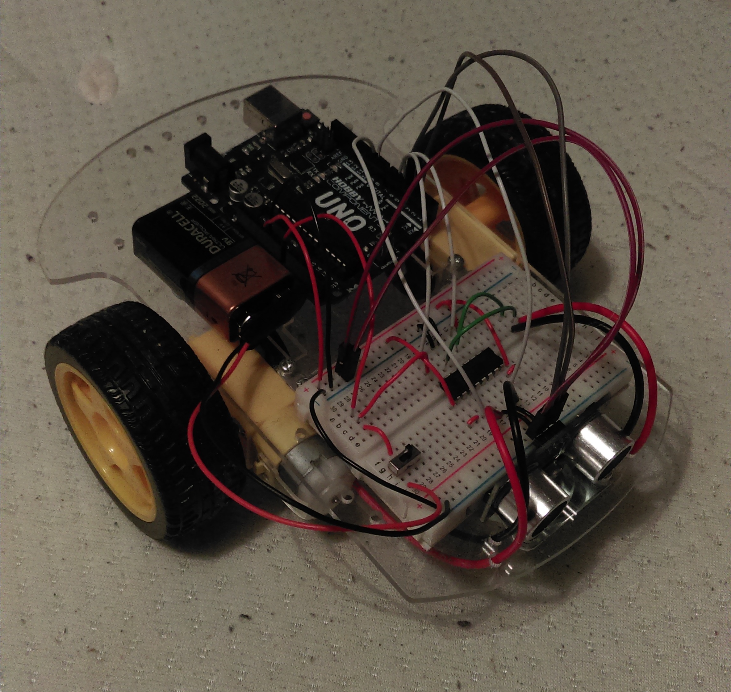 Ultrasonic Wall-Avoiding Robot : 11 Steps - Instructables