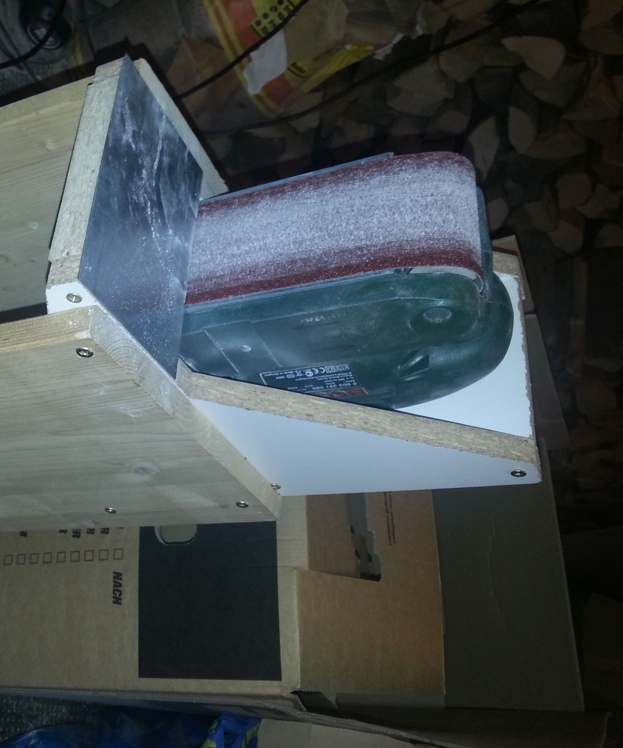 Super Simple Belt Sander Workbench : 3 Steps (with Pictures ...