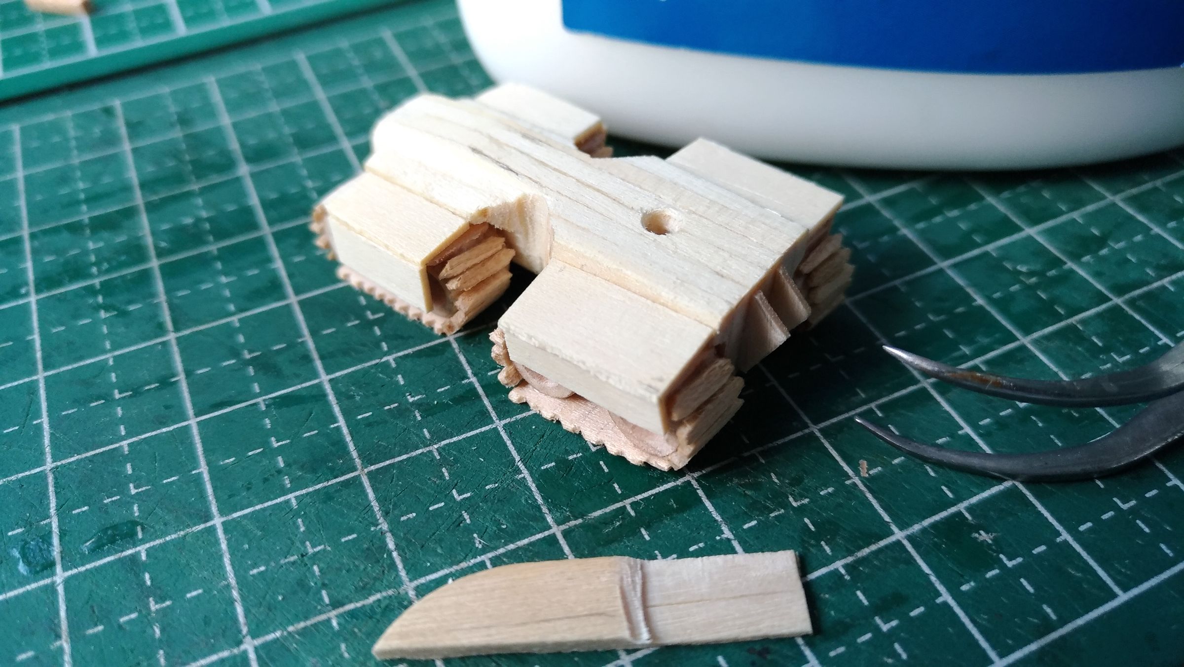 Starcraft 1 Terran Siege Tank Mini Popsicle Stick Model : 5 Steps (with ...