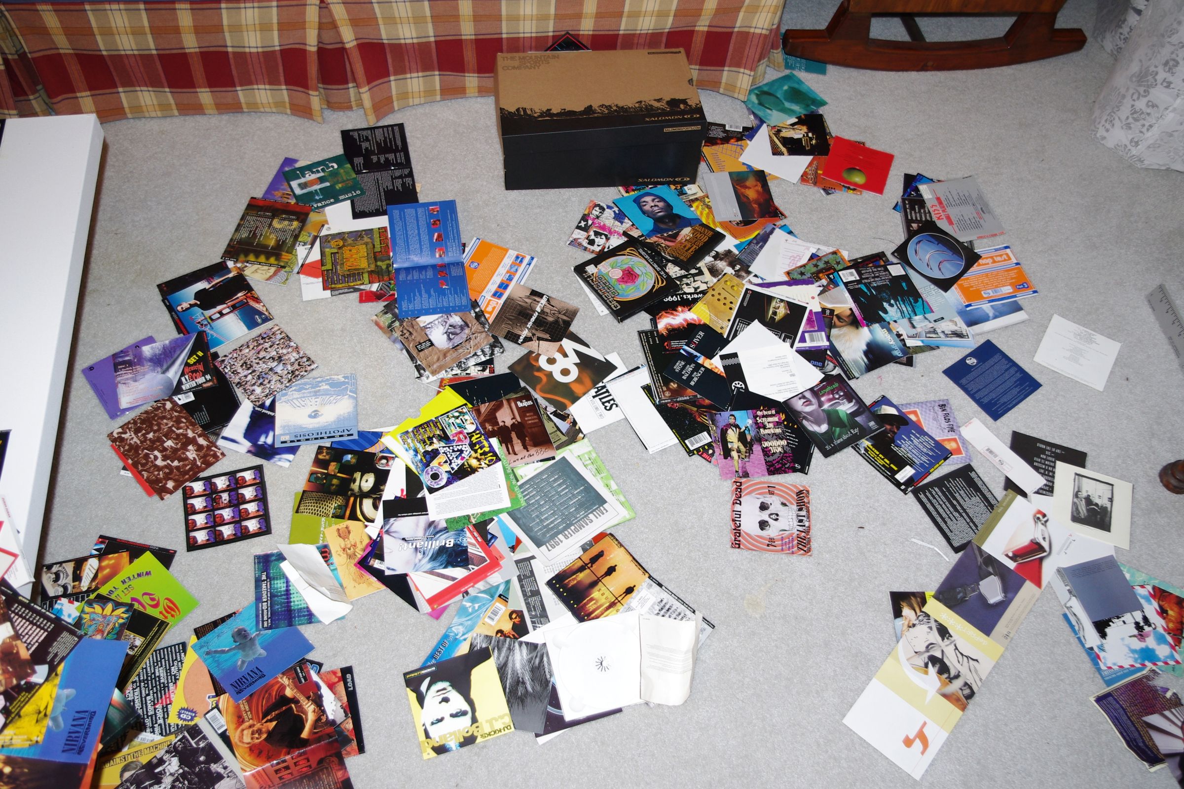 Repurpose CD Album Cover Art in Giant Wall Collage. - Instructables