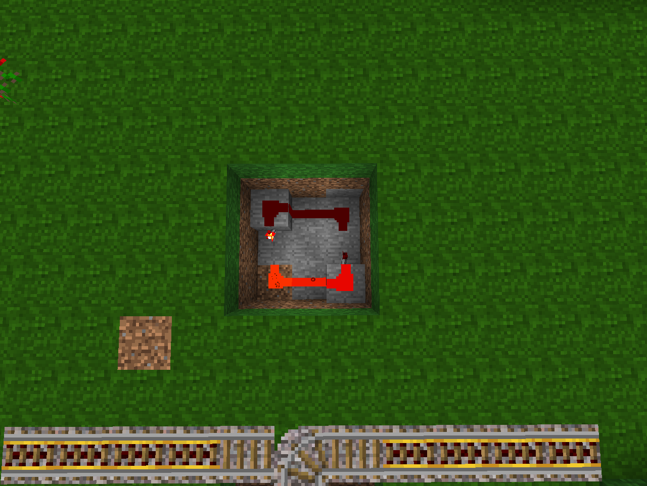 Minecraft Mine-cart Manual Track Switch : 5 Steps - Instructables