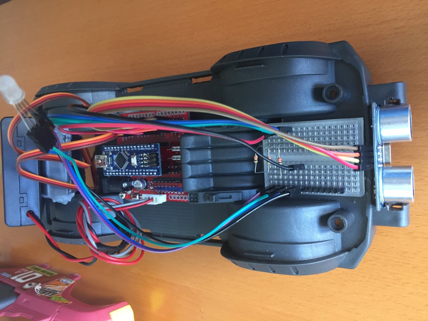 Collision Avoider Vehicle With Arduino Nano 6 Steps Instructables