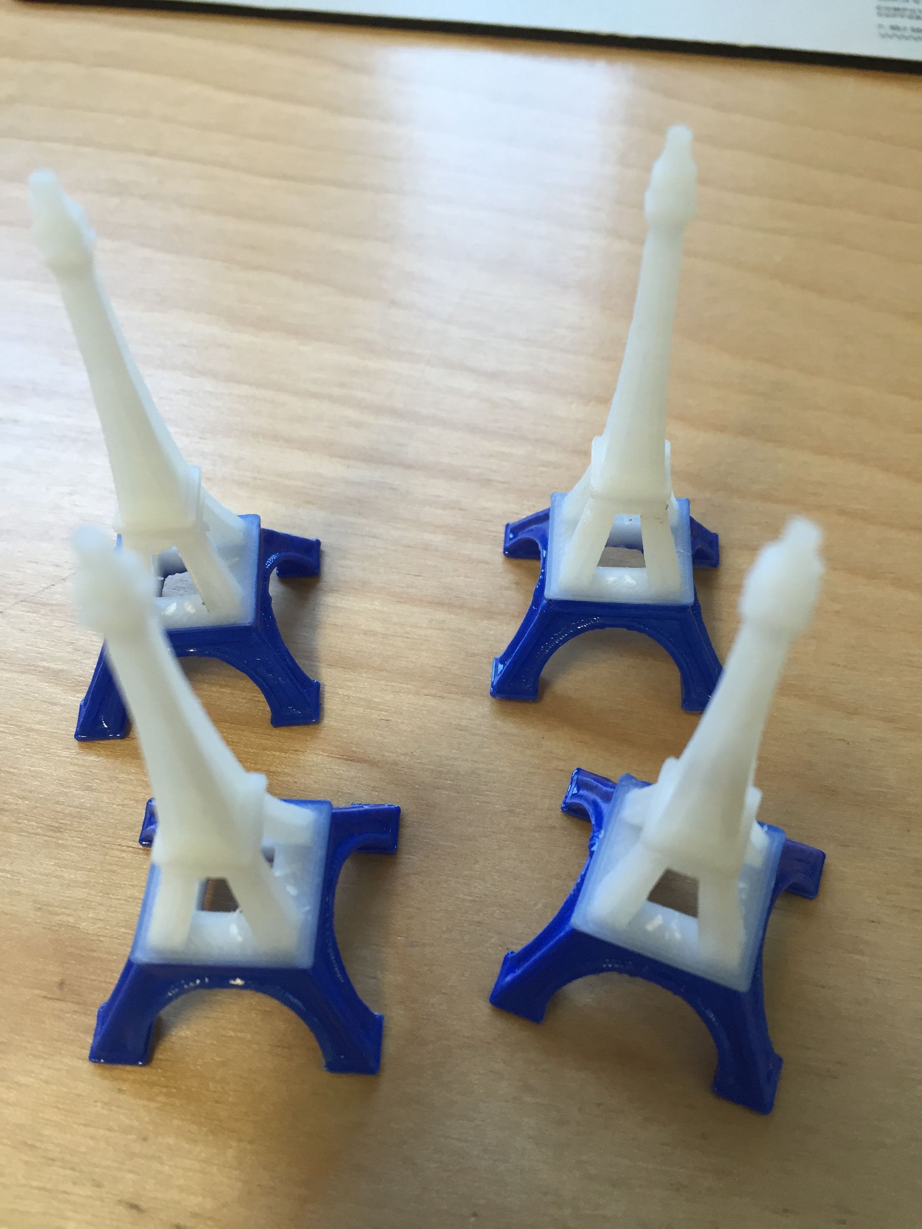 3D Printed French Colour Coded Eiffel Towers : 4 Steps - Instructables
