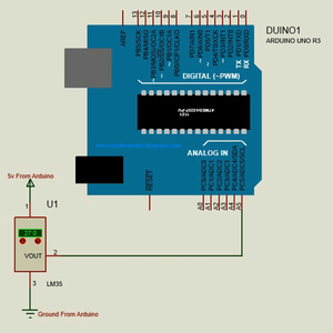 Digital Thermometer Using Arduino UNO & LM35 : 5 Steps - Instructables