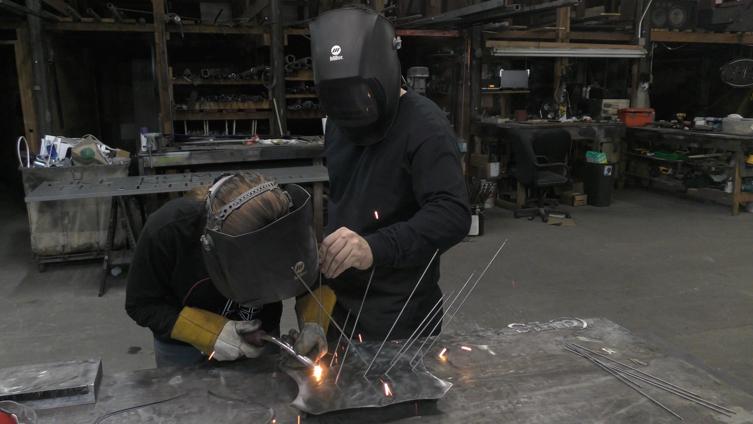 Welder's Wife Makes a Steel LED Sign : 10 Steps - Instructables