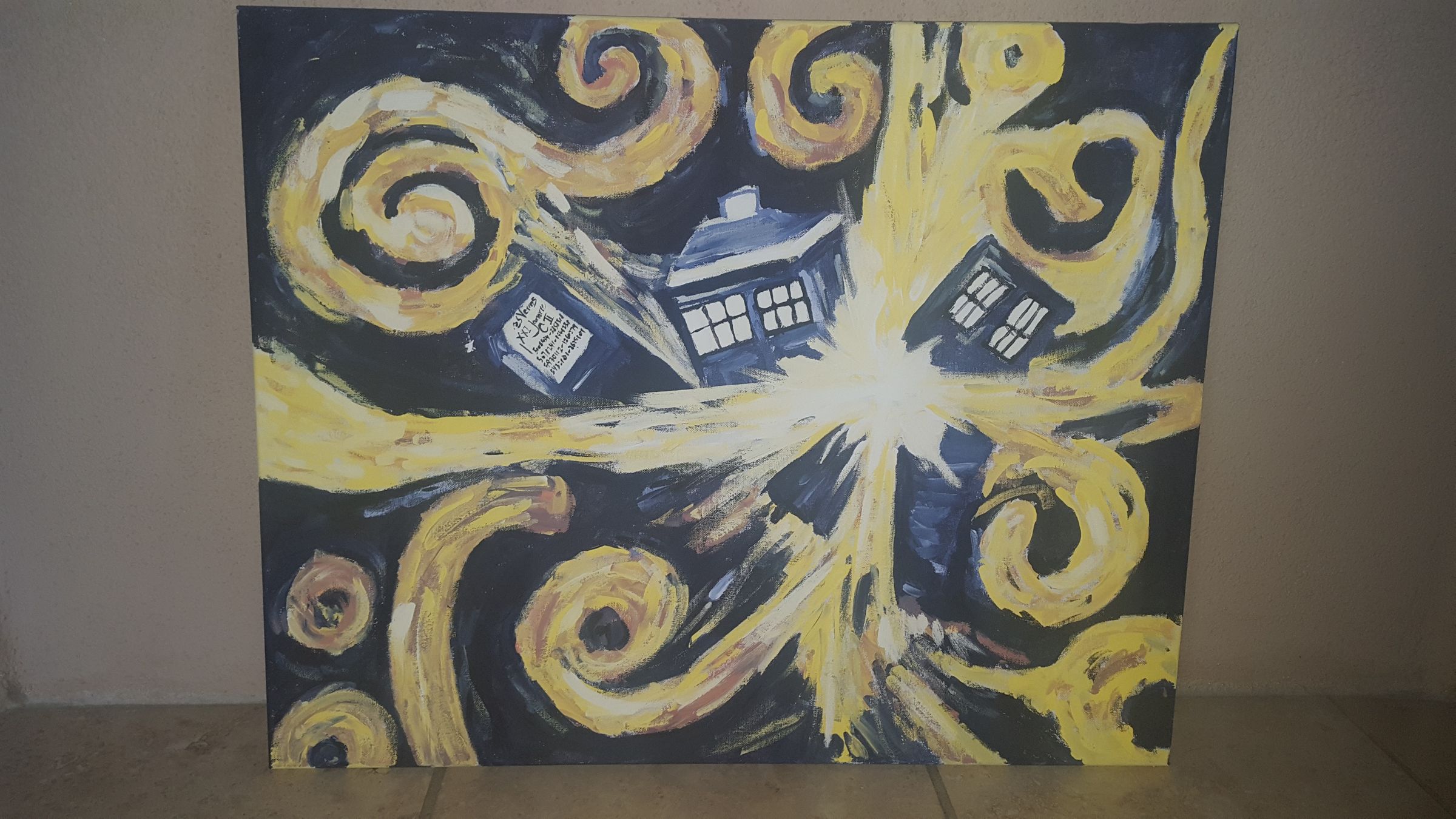Doctor Who TARDIS Explosion Painting : 8 Steps (with Pictures) - Instructables
