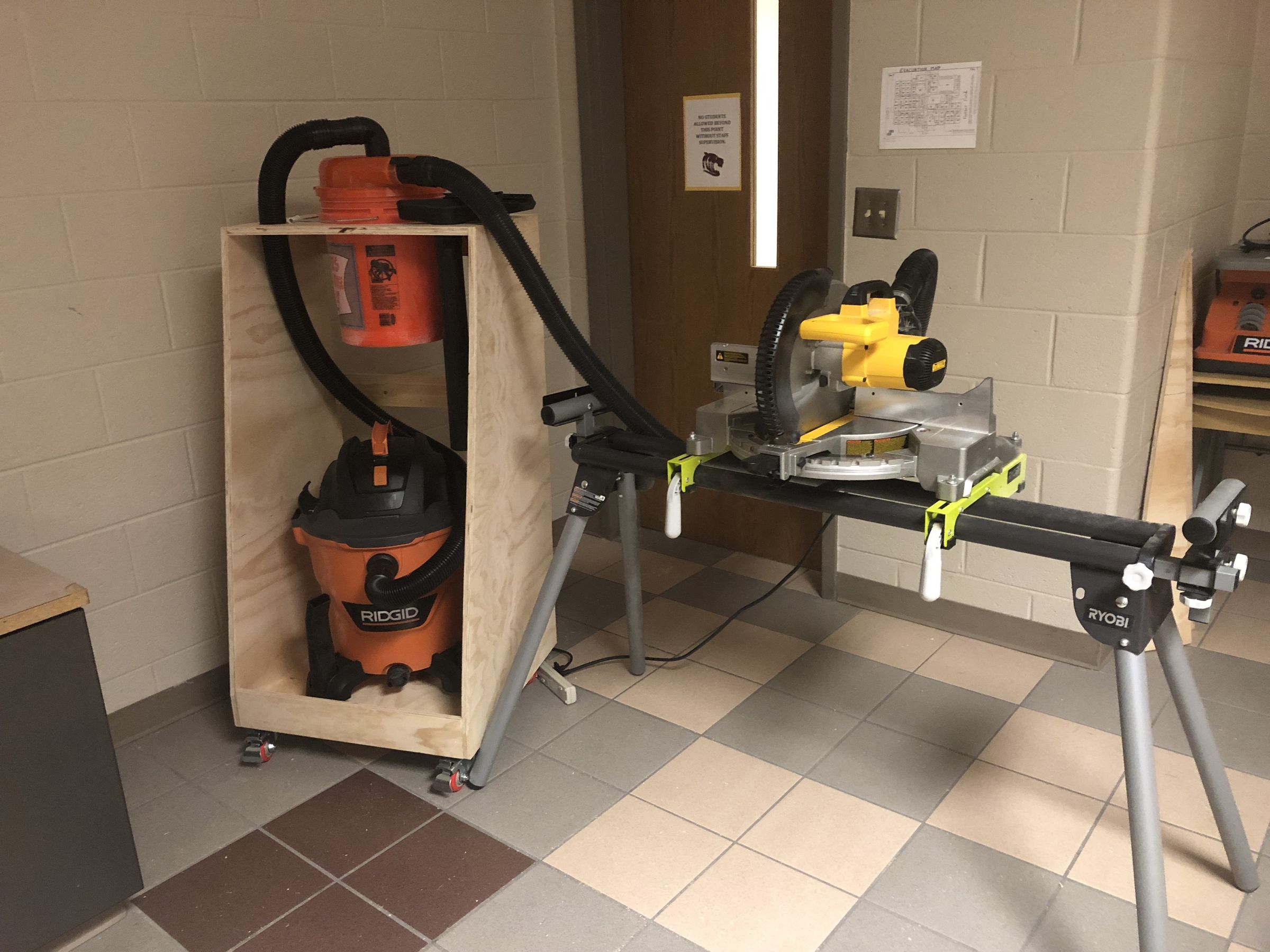 Space Saving Mobile Dust Collection Cart With Storage : 13 Steps ...