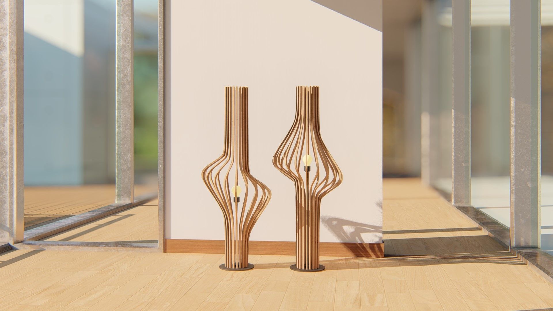 Cnc Wood Sculpture // Floor Lamp : 8 Steps (with Pictures) - Instructables