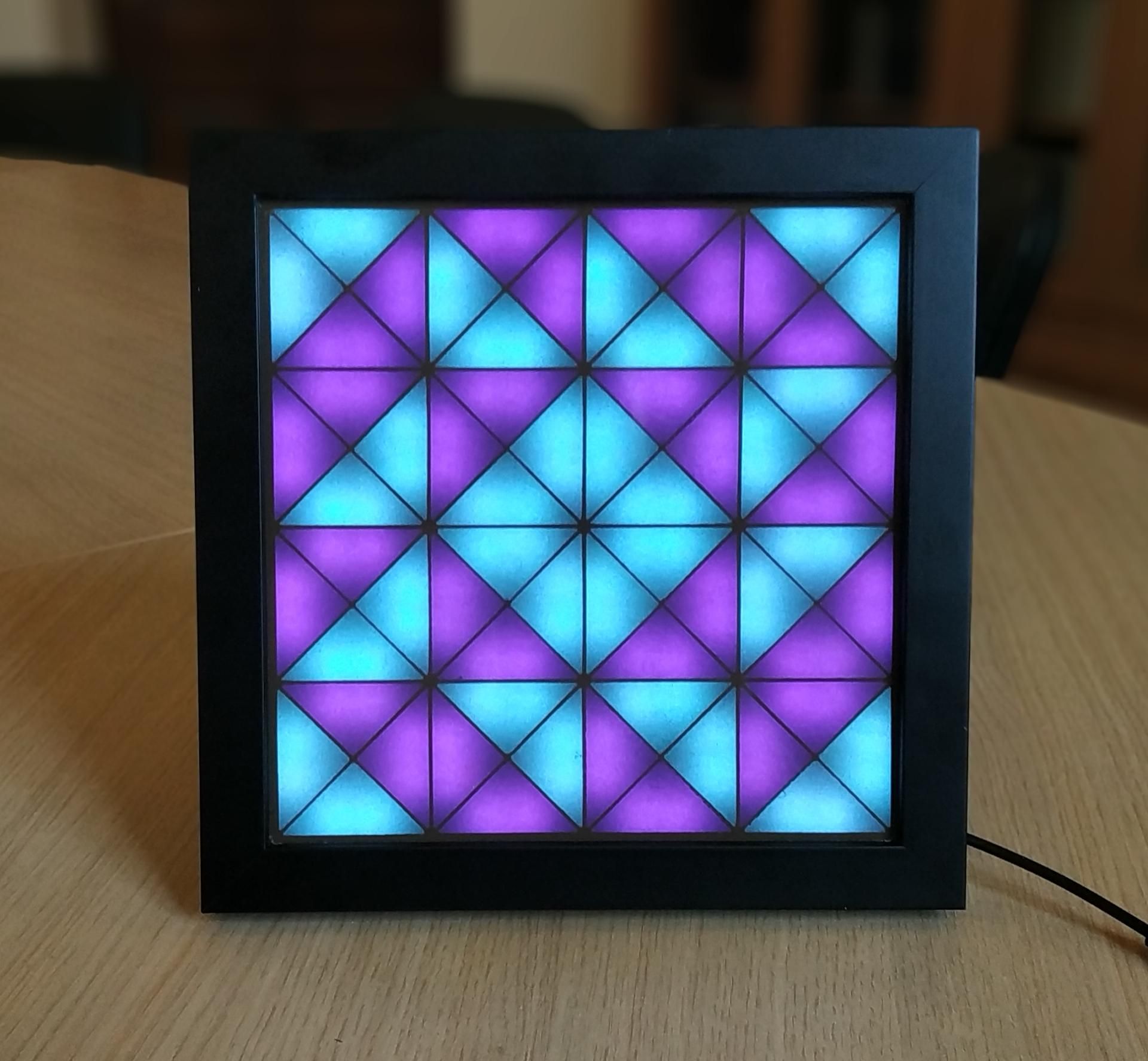 Half Square Triangles LED Art : 7 Steps (with Pictures) - Instructables