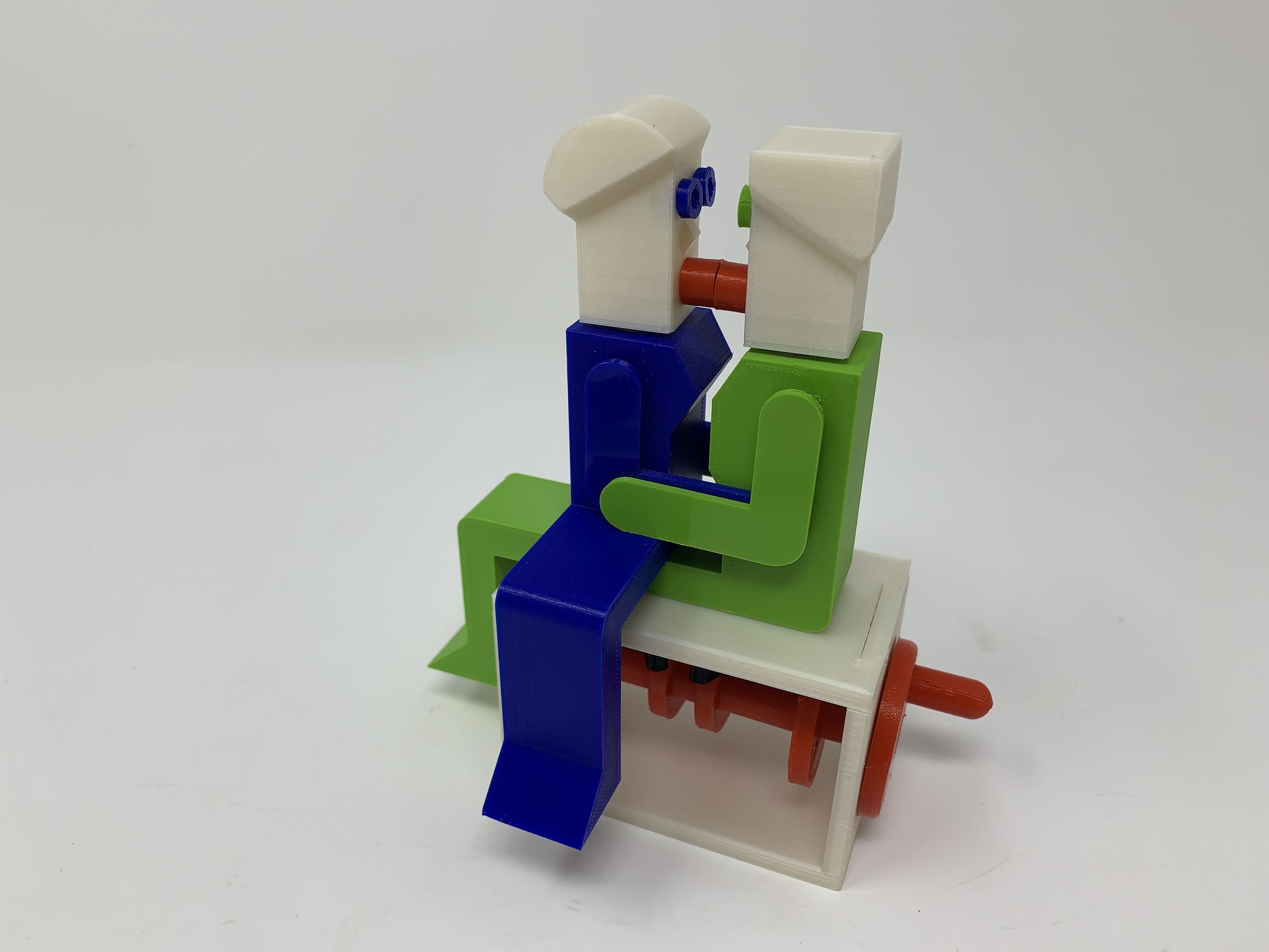 "Lora and I", a Simple 3D Printed Automaton. : 4 Steps (with Pictures ...