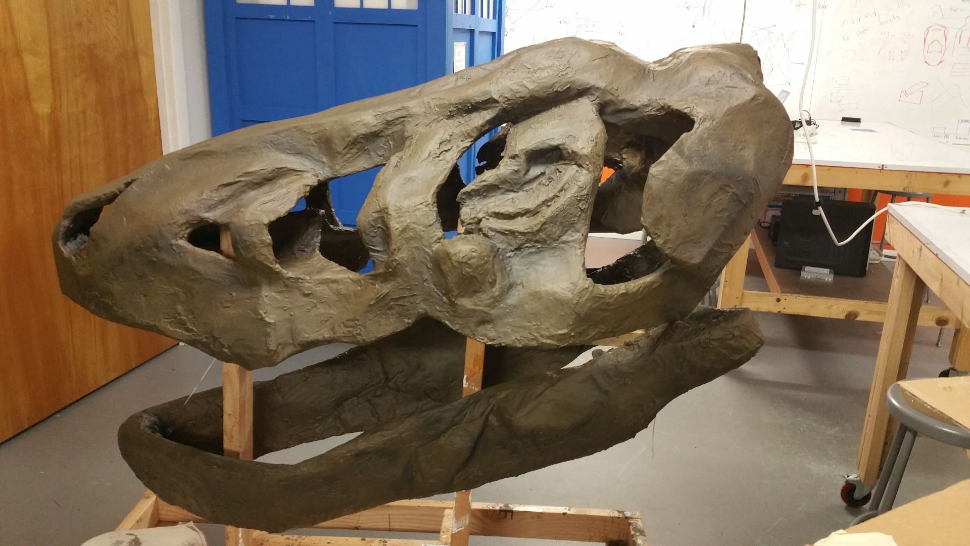 Making a T-Rex Skull From Scratch : 11 Steps (with Pictures ...
