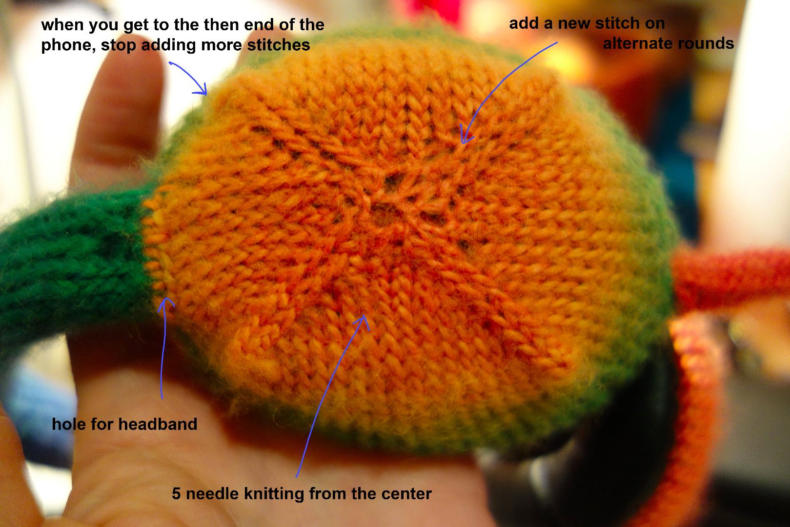 Knitted Rainbow Headphones : 13 Steps (with Pictures) - Instructables