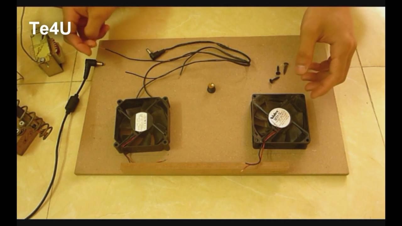 Homemade Laptop Cooler ( Atx Power Fan, Cool Your Laptop, High ...