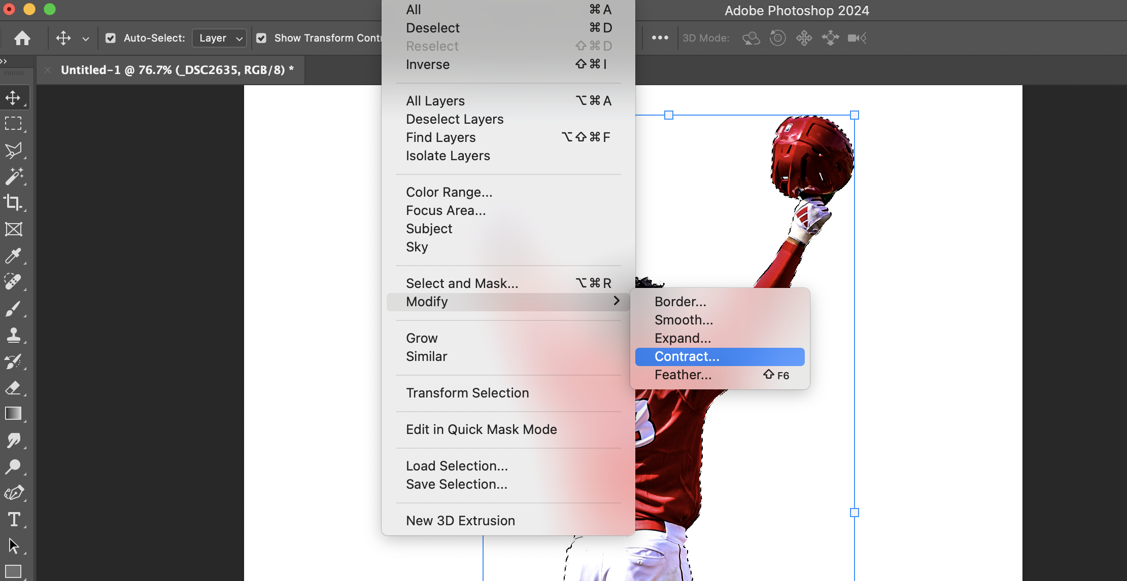 Adobe Photoshop Sports Graphic Player Cutout : 10 Steps (with Pictures ...