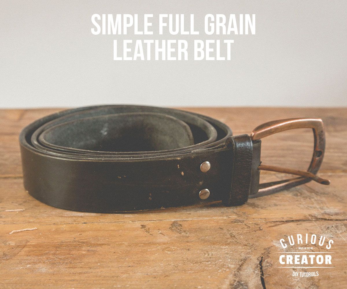 Simple Leather Belt : 5 Steps (with Pictures) - Instructables