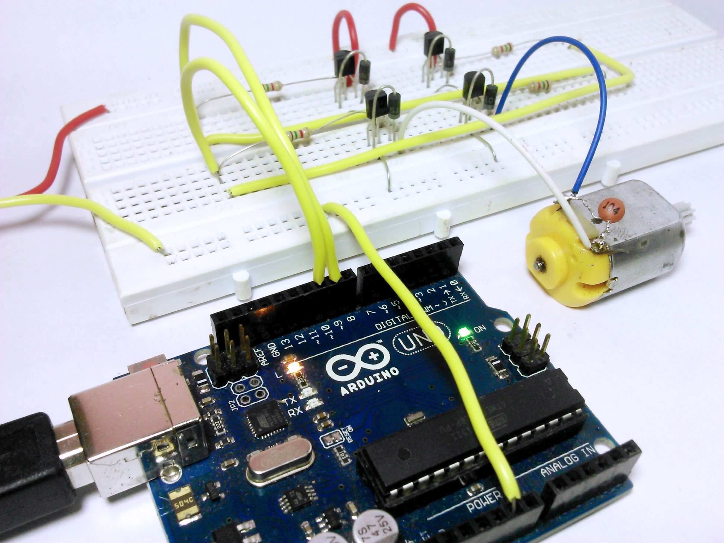 H Bridge Motor Driver for Arduino Using Transistors : 11 Steps (with ...