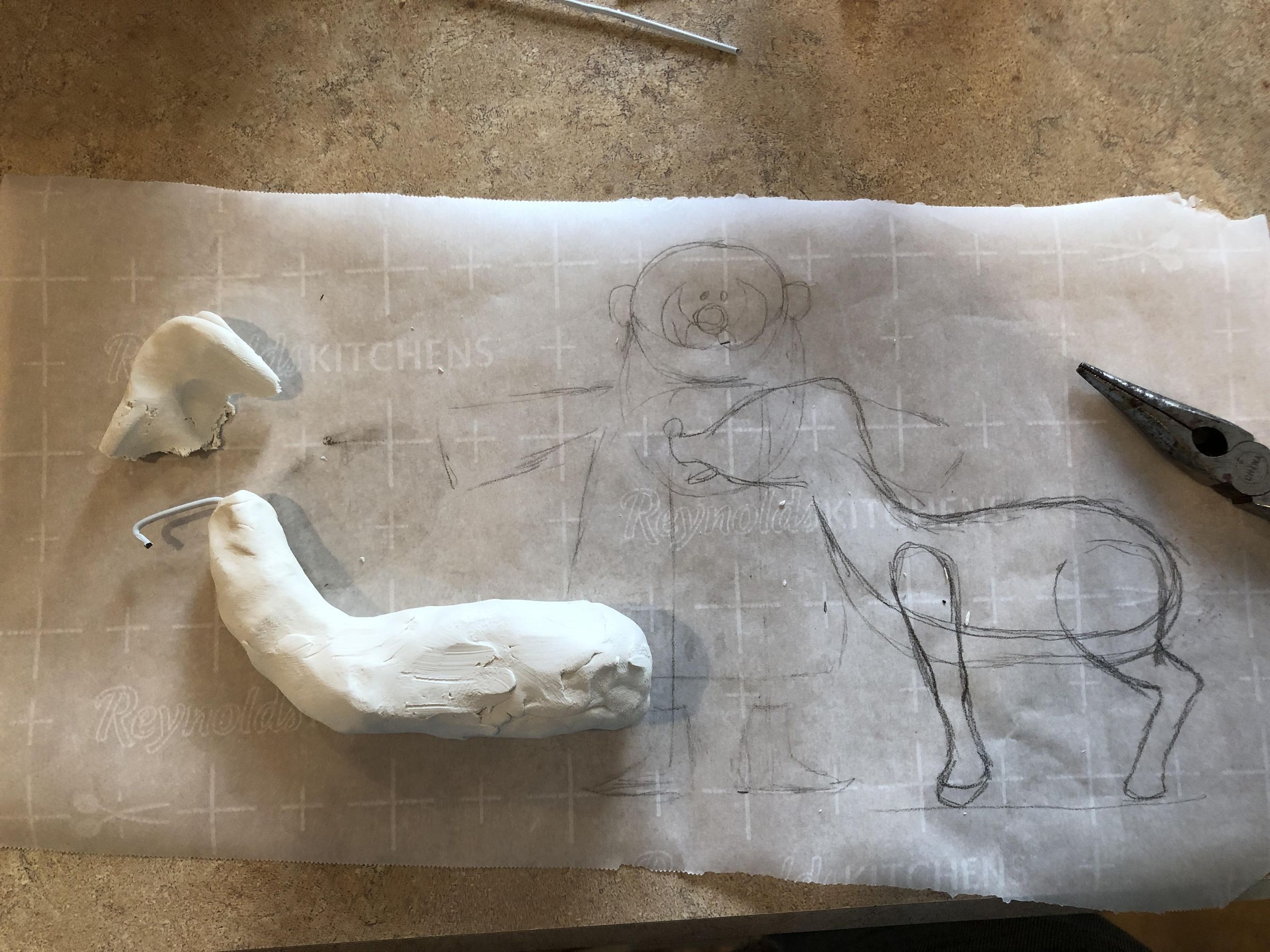 Creating Rudolph the Red Nosed Reindeer Figures for Christmas Card : 18 ...