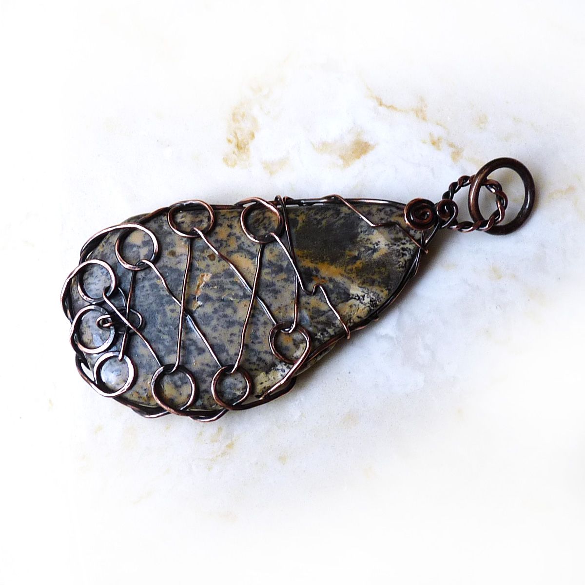 Laced Up Stone Wire Wrapped Pendant : 16 Steps (with Pictures ...