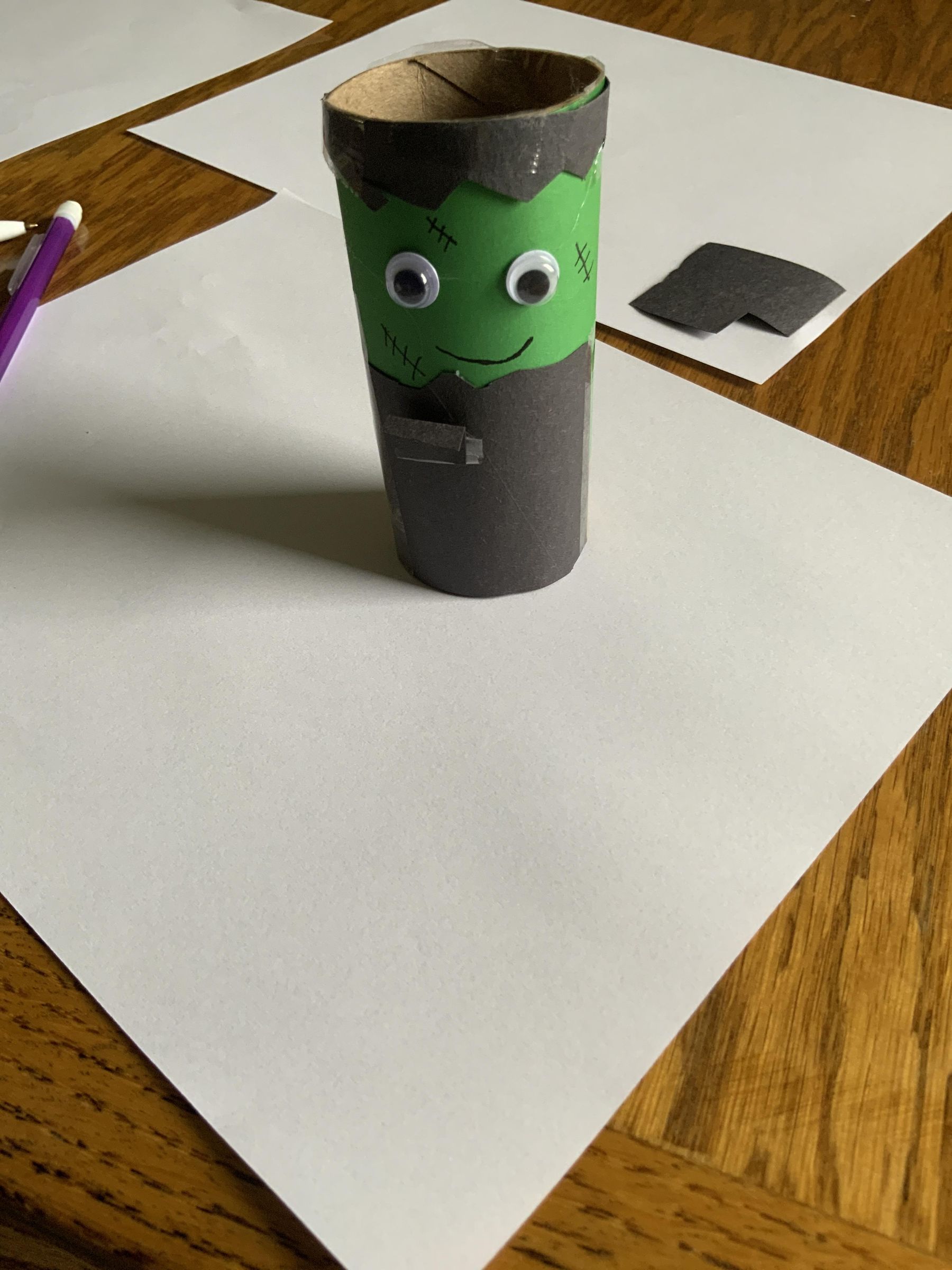 Cardboard Tube Frankenstein : 6 Steps - Instructables
