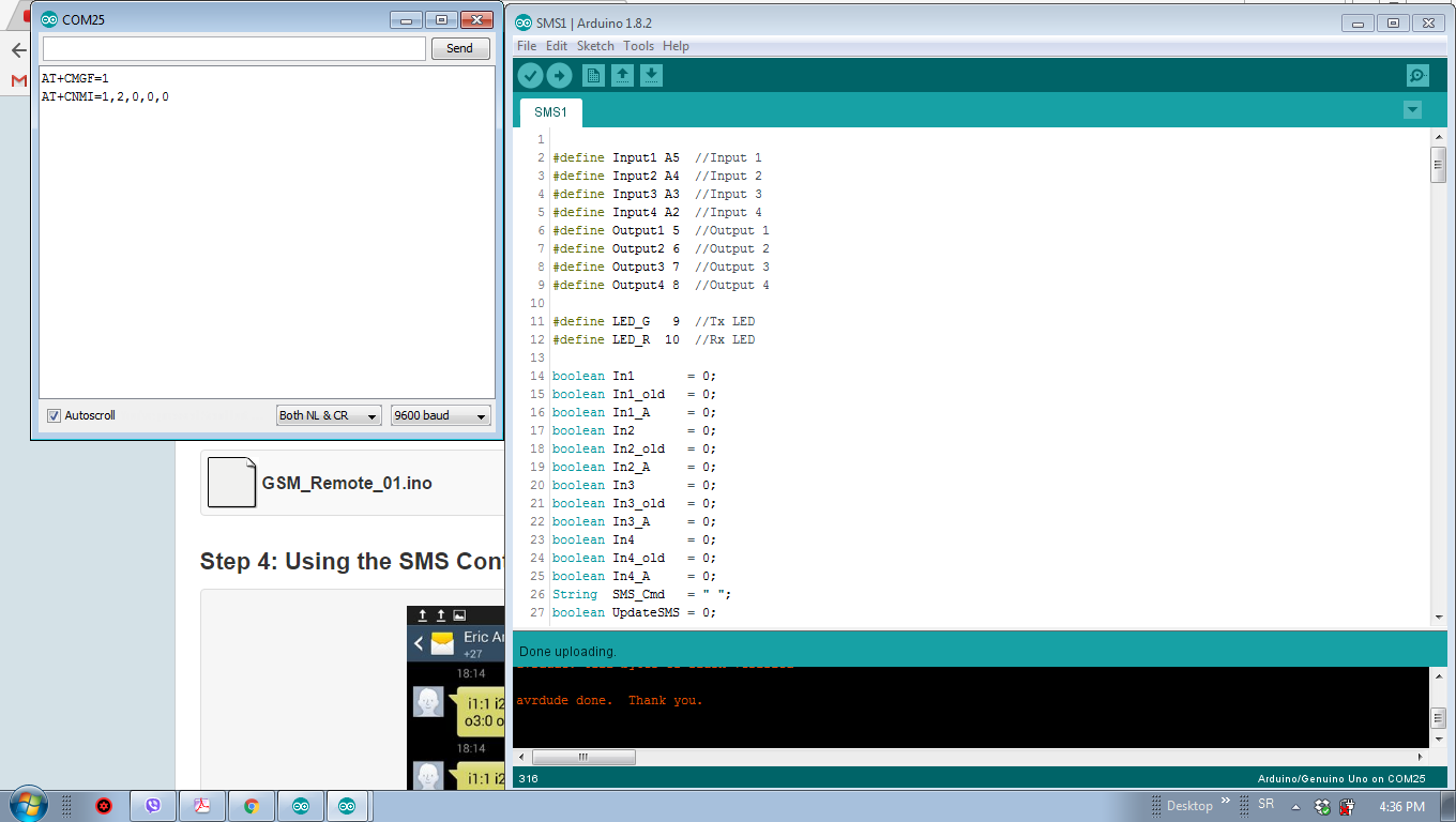 Android and Arduino SMS Based Home Automation : 5 Steps (with Pictures ...