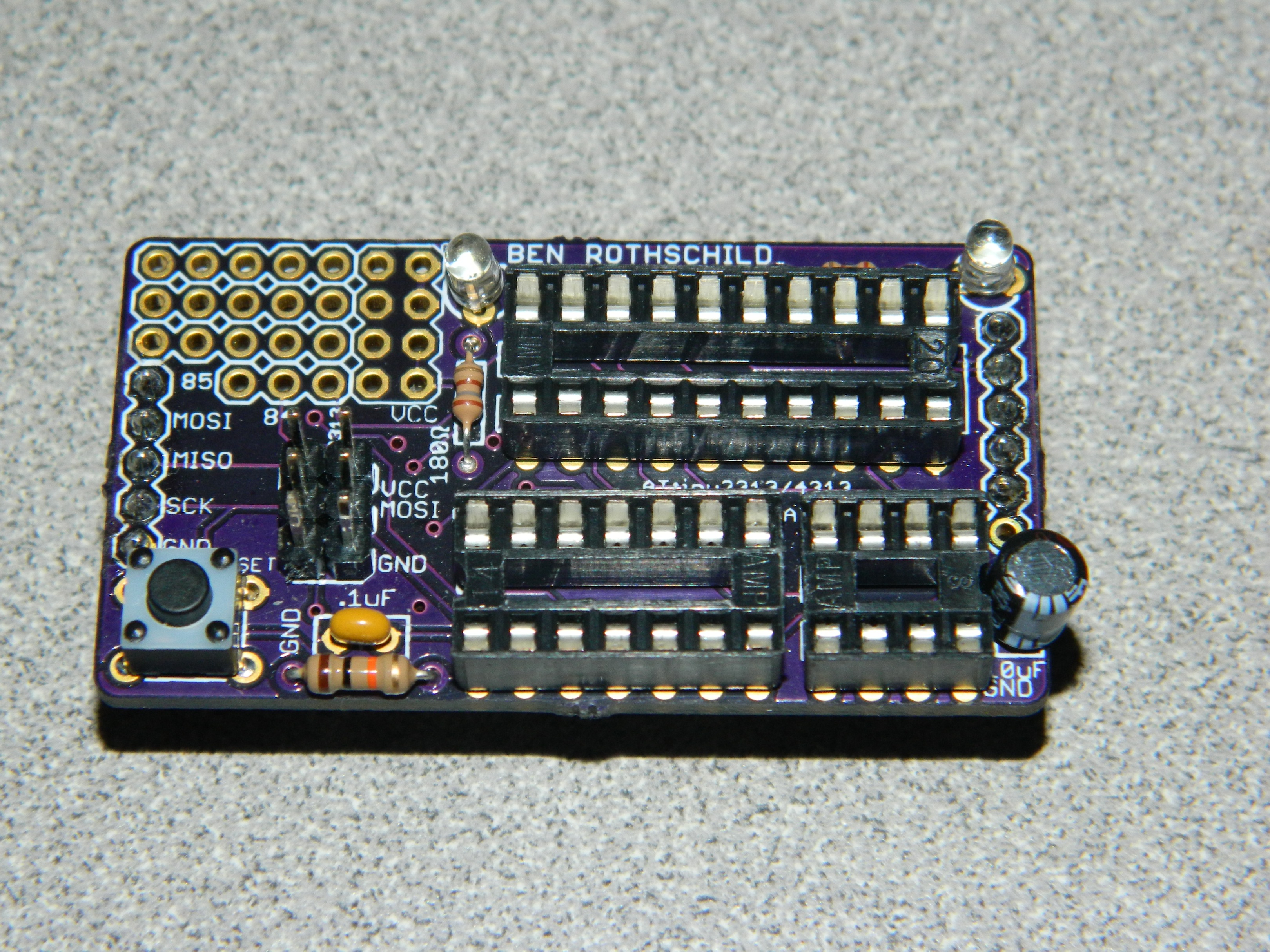 Chipper Board - ATtiny Programming Shield : 4 Steps - Instructables