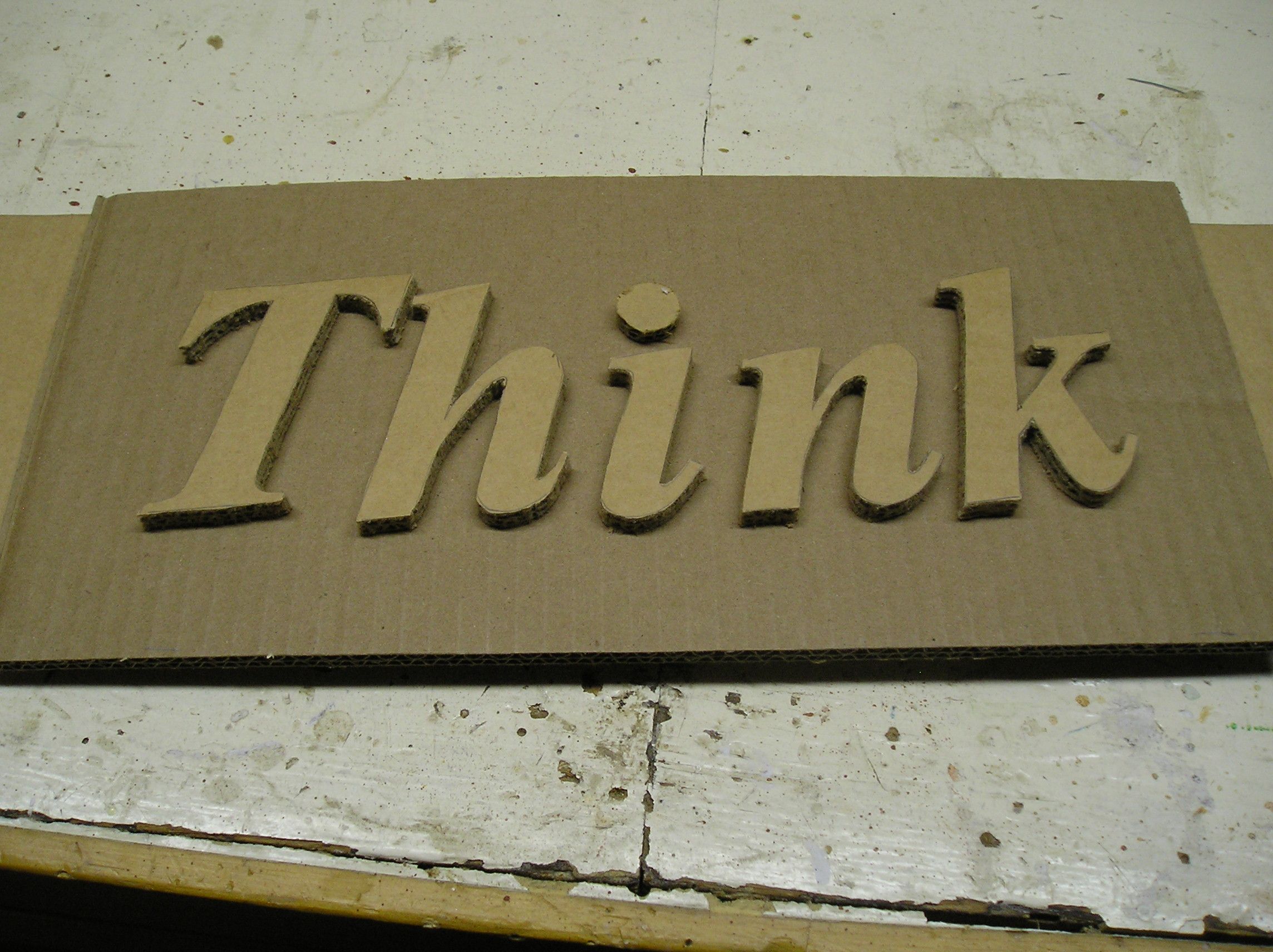 Make Signs Out of Cardboard! : 11 Steps (with Pictures) - Instructables