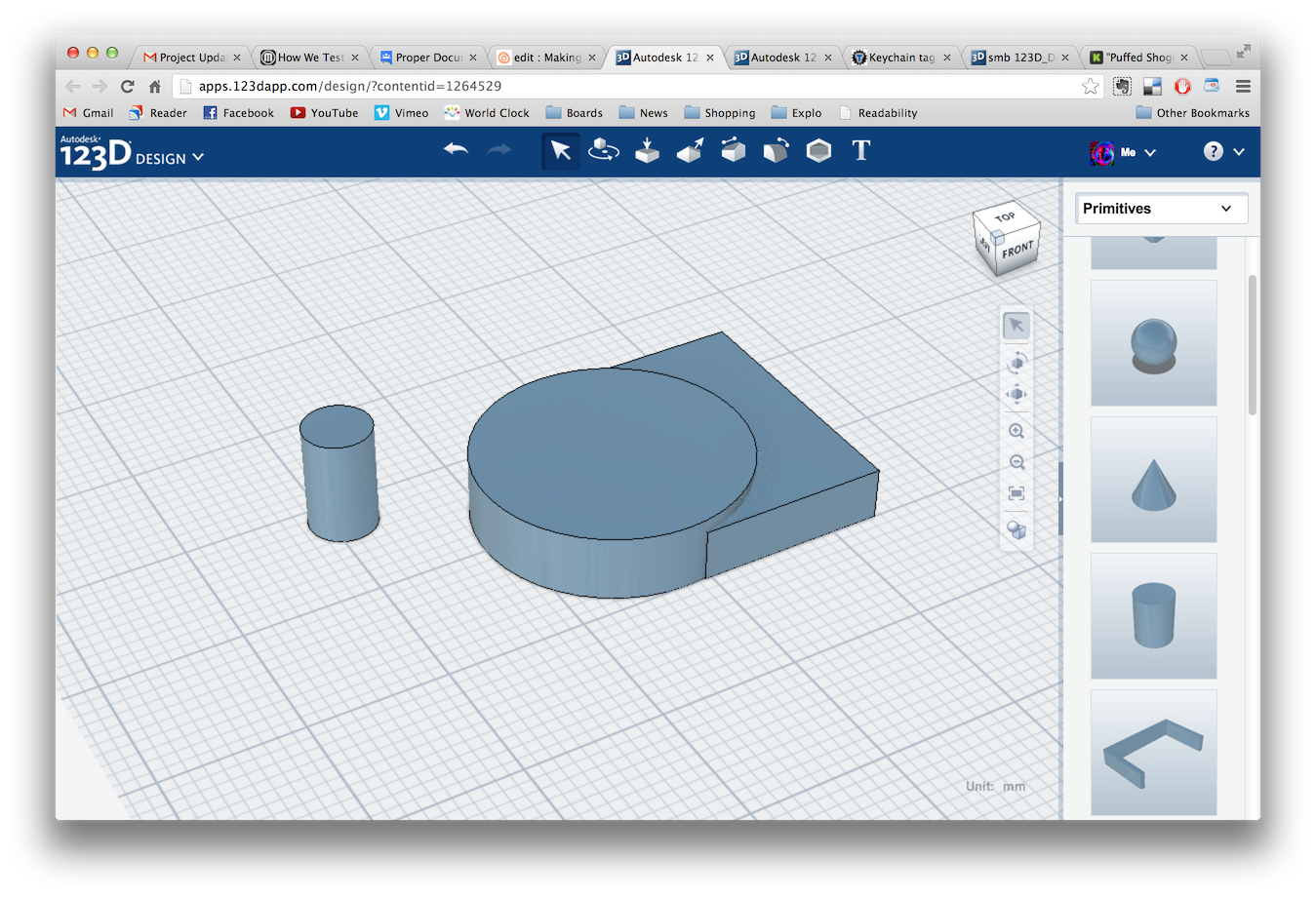Making a Customizable Key Tag Using 123D Design Online : 8 Steps ...