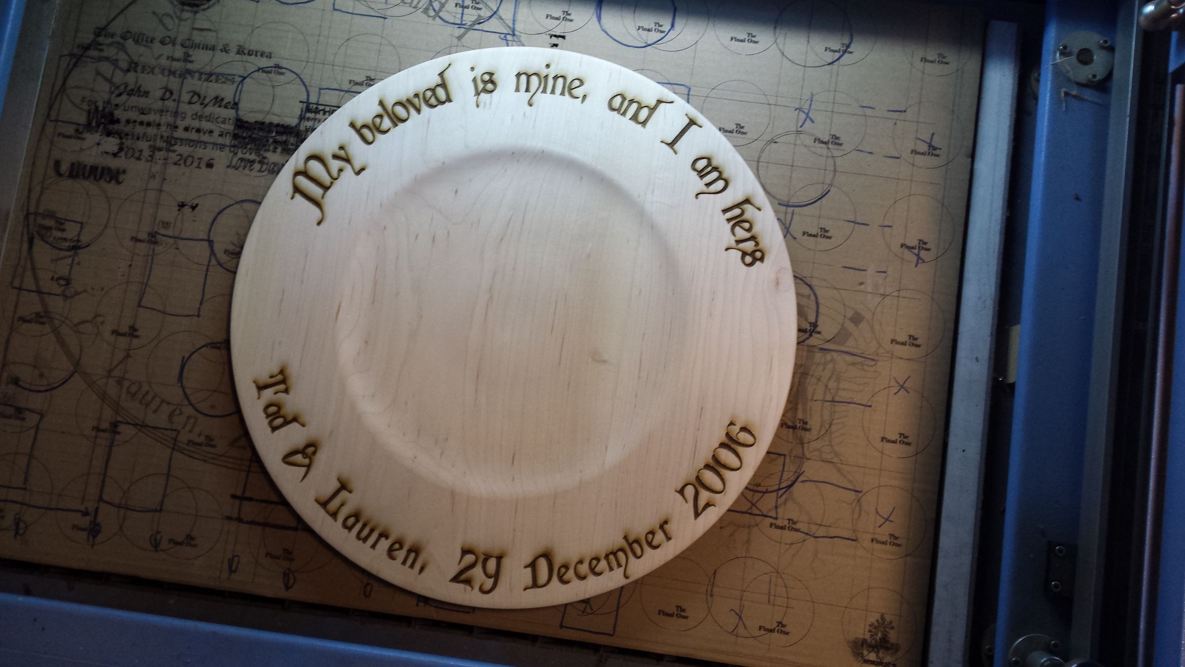 Laser Engraved Maple Platter : 4 Steps (with Pictures) - Instructables