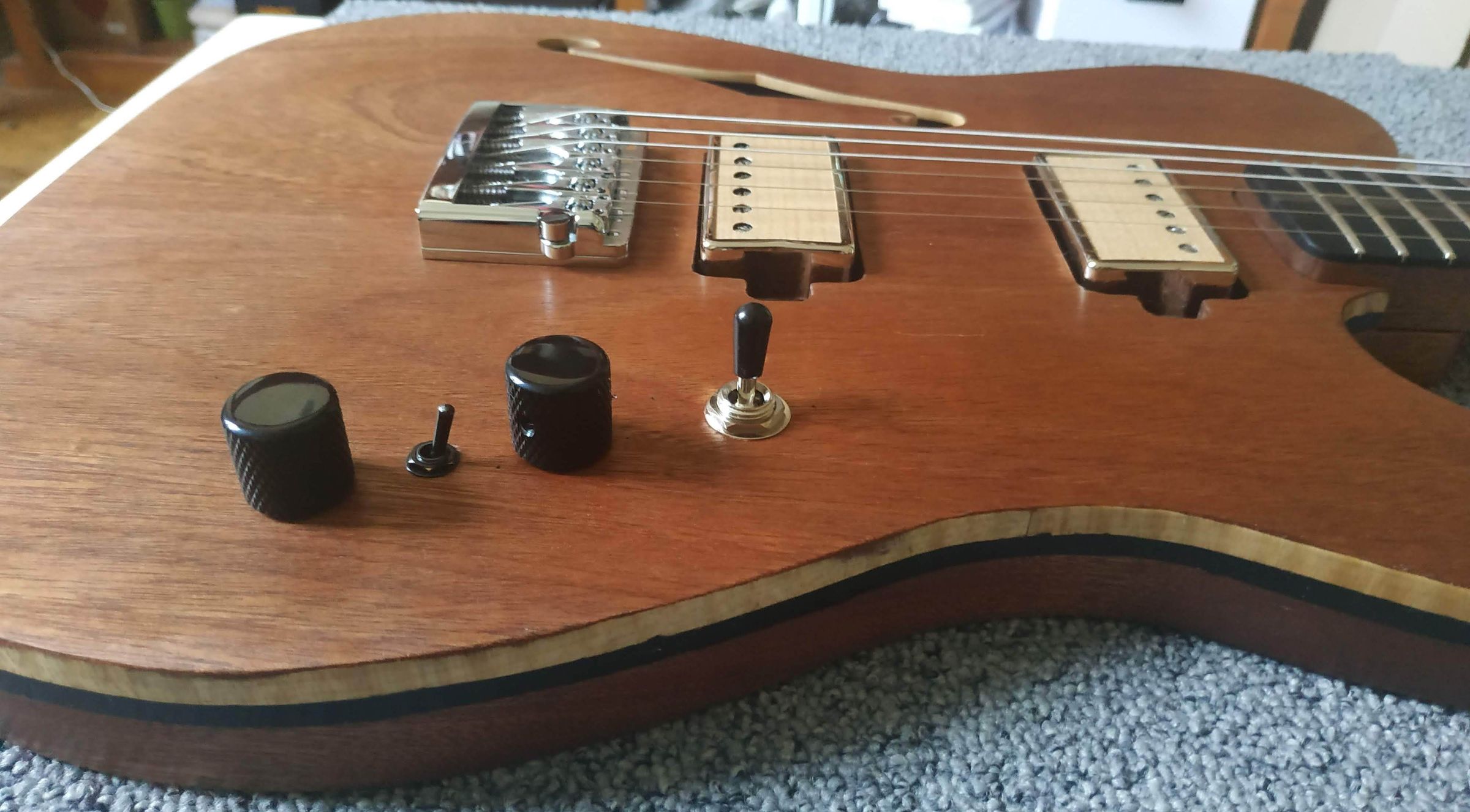 Building a Guitar: Telecaster Thinline : 12 Steps (with Pictures ...