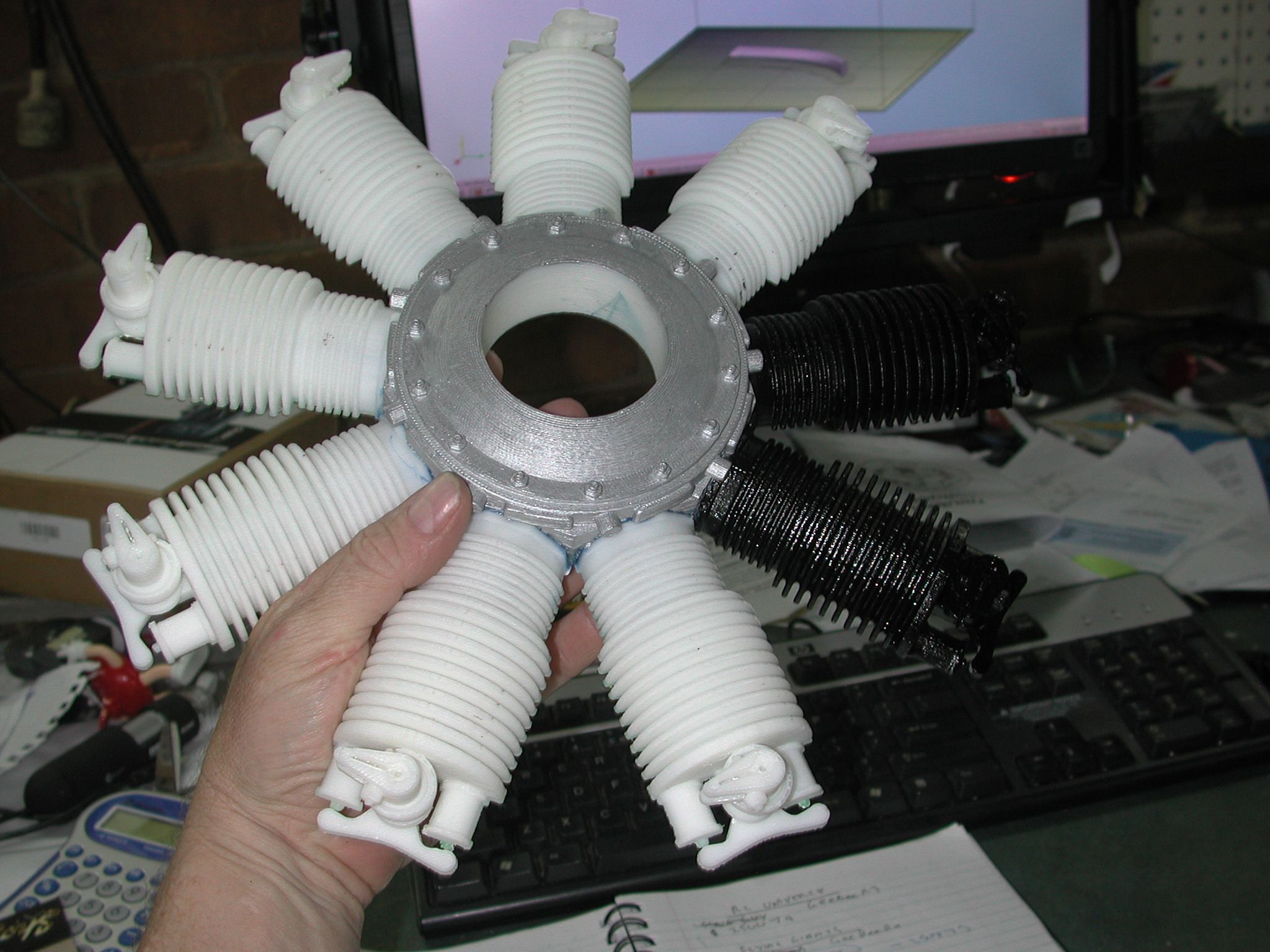 Sopwith Pup Instrument Panel and Le Rhone WW1 Engine (dummy Engine for ...