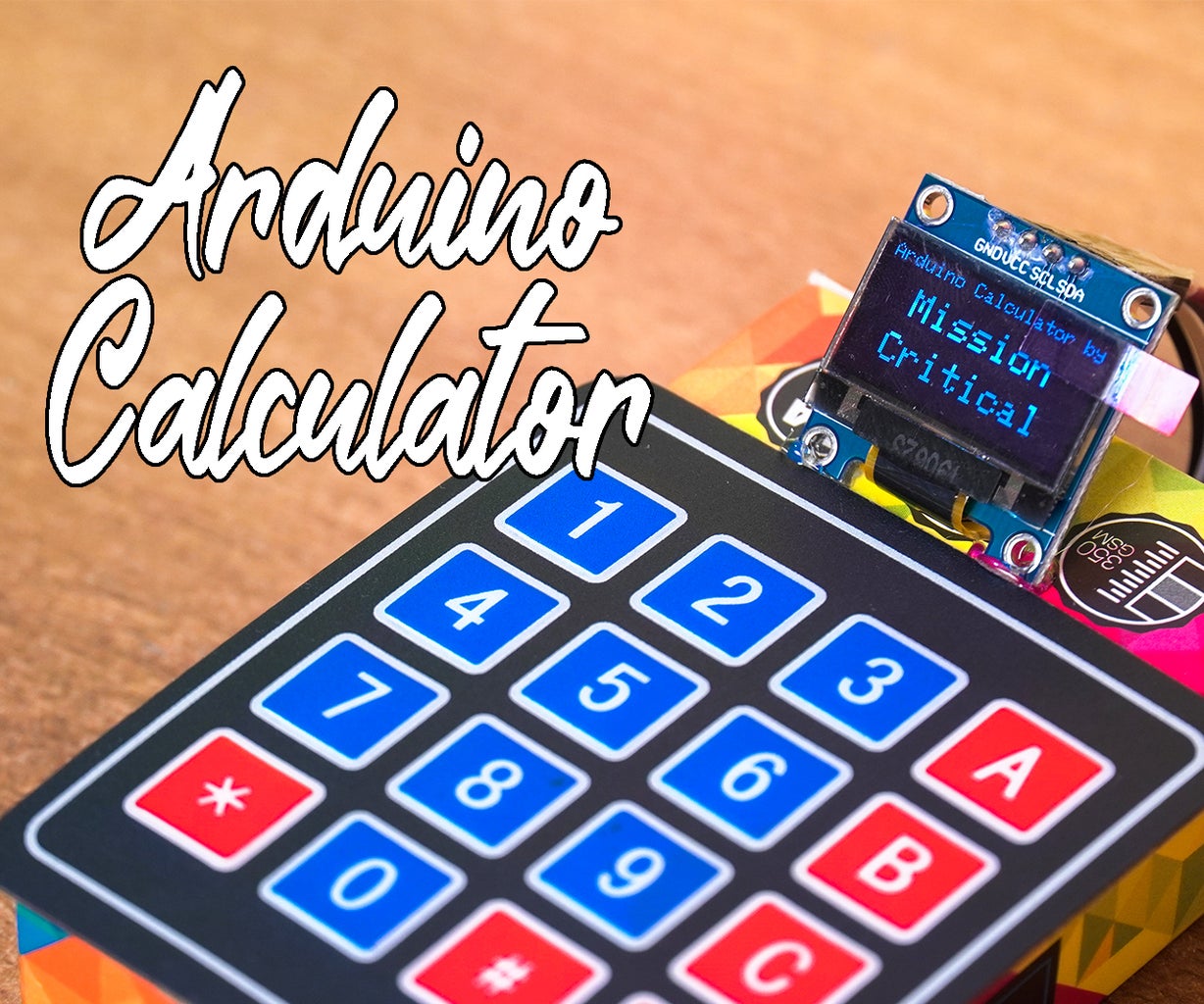 Diy Arduino Calculator Using Oled Display 7 Steps Instructables