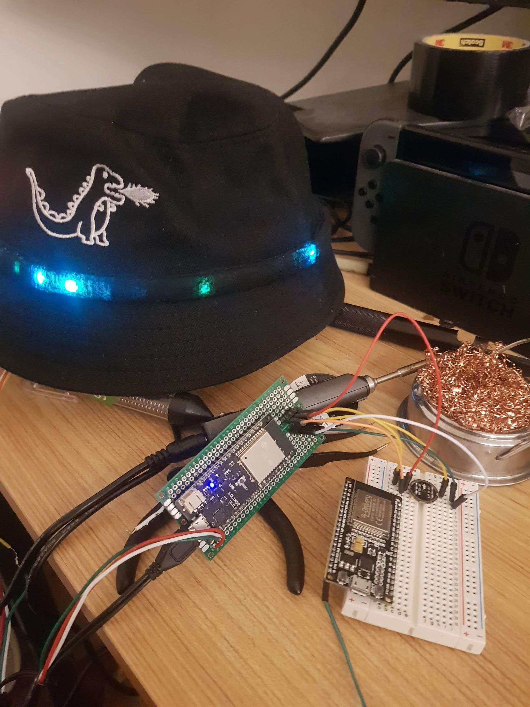 Sound Reactive LEDs Bucket Hat : 6 Steps (with Pictures) - Instructables