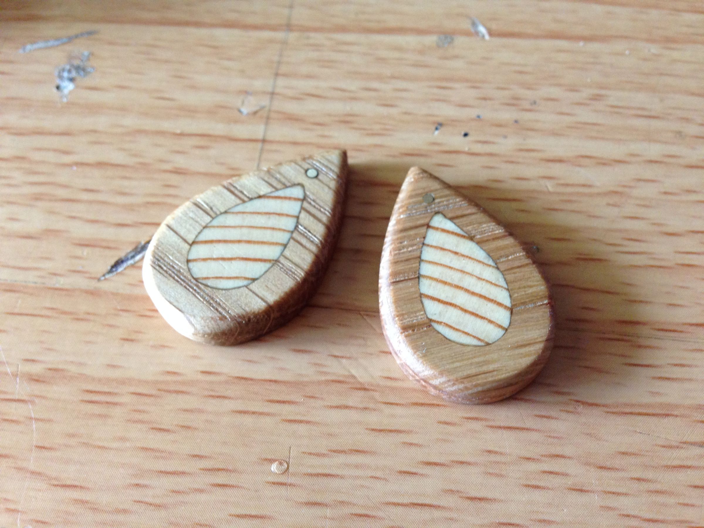 Wooden Earrings (with Minimal Tools!) : 8 Steps (with Pictures ...