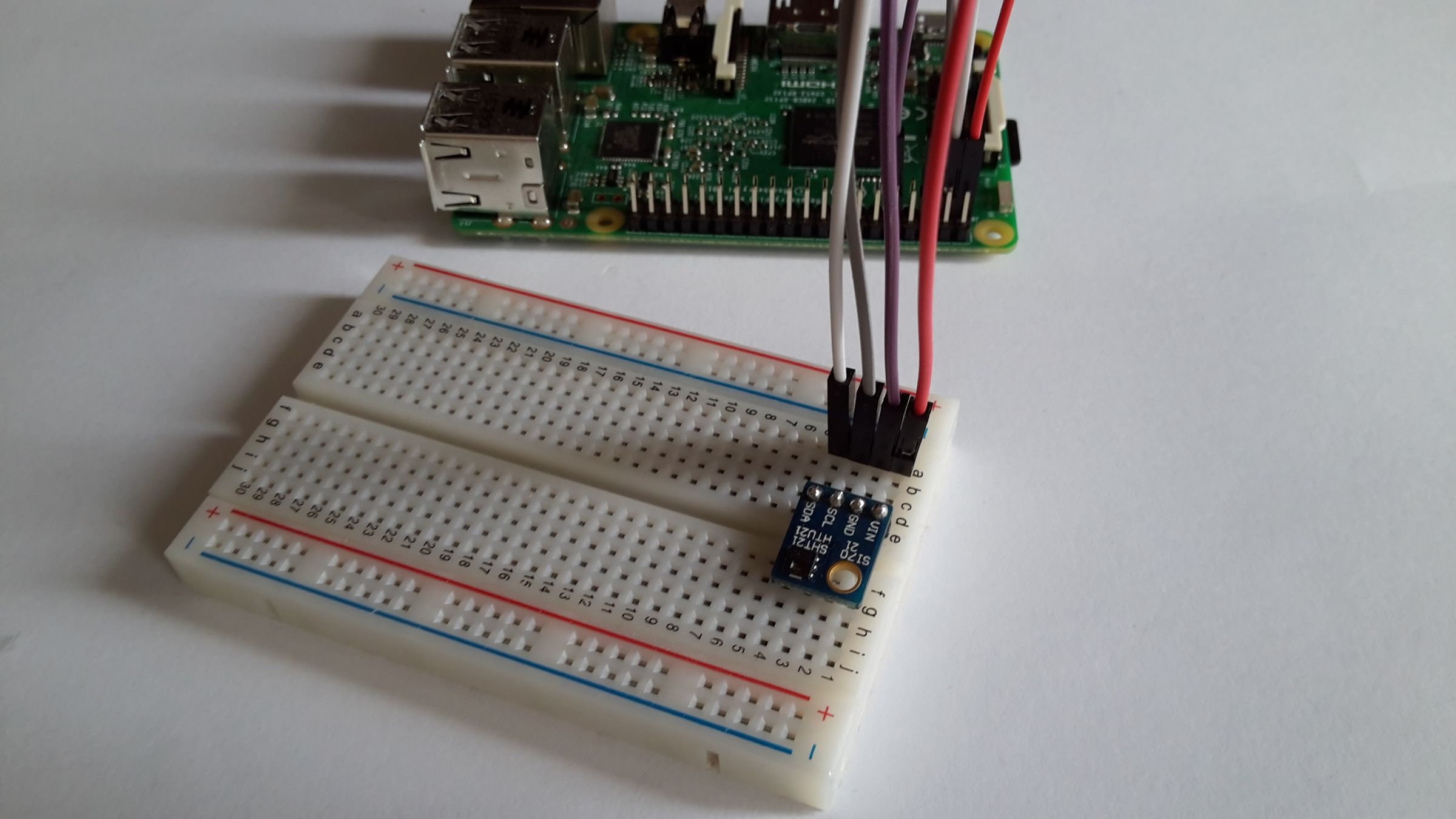 Detect Temperature and Humidity With Raspberry Pi and HTU21 / SHT21 : 5 ...