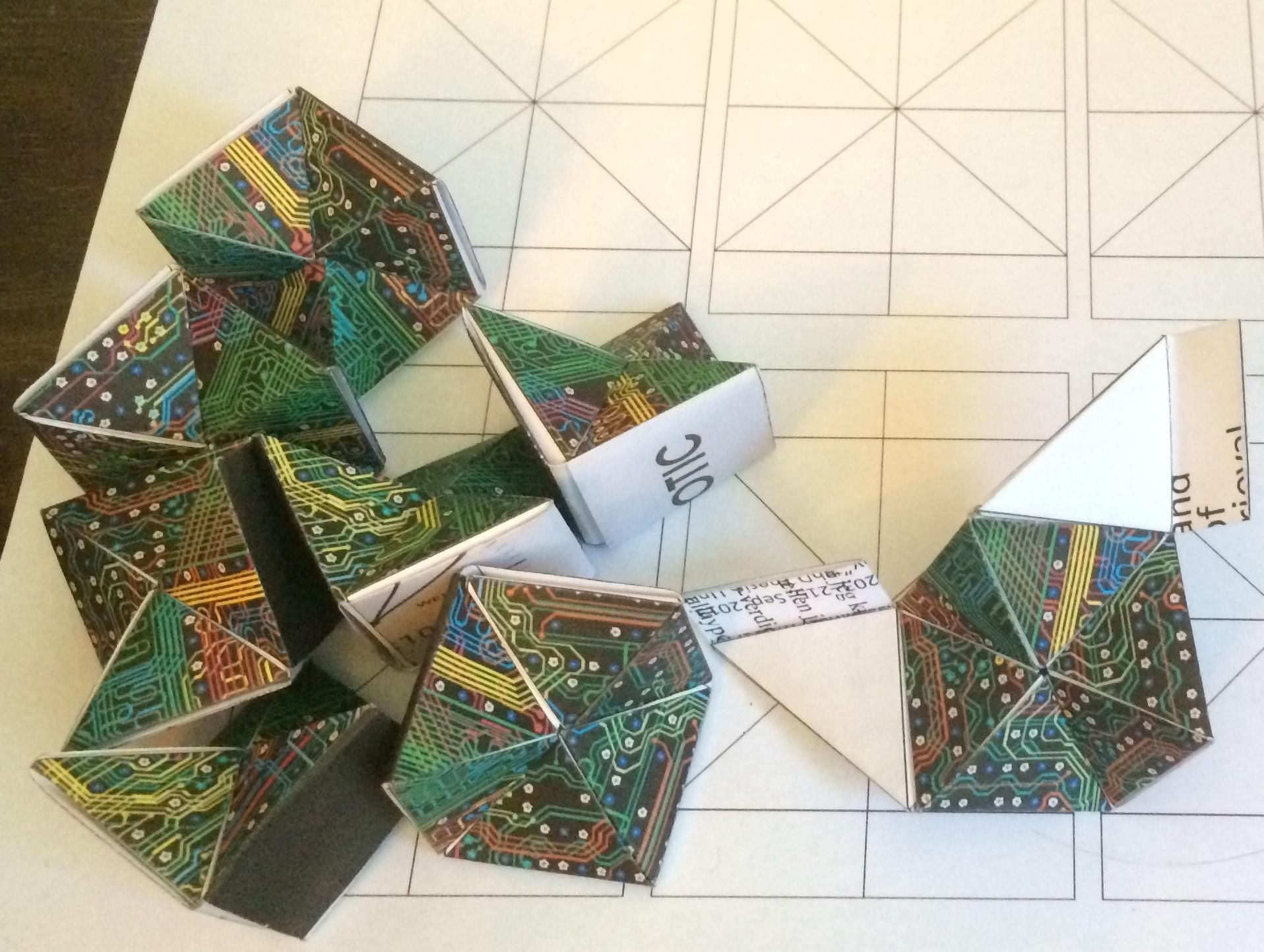 A Double Star Flexicube Paper Phone (or Whatever Print-on You Like) : 6 ...