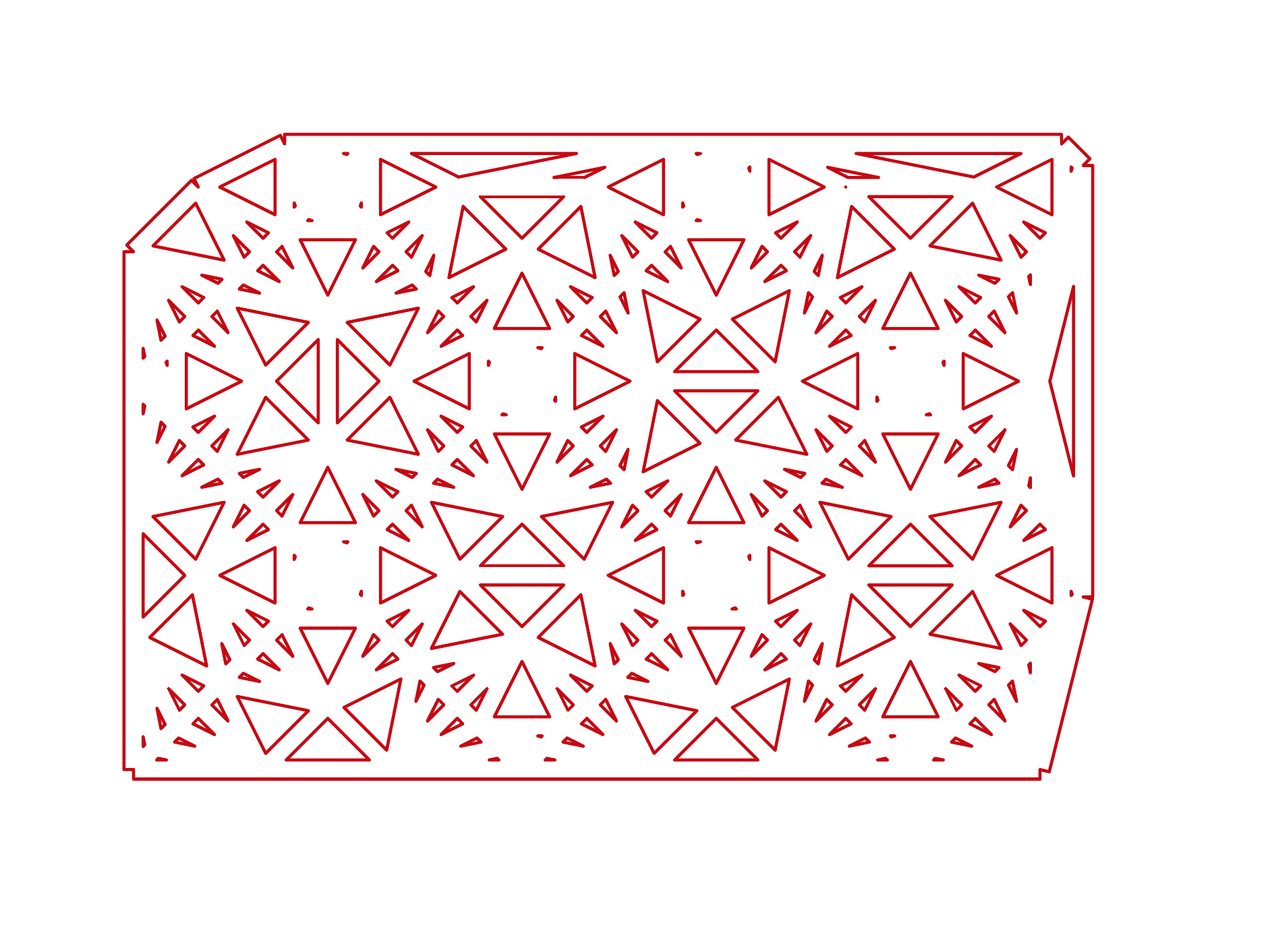 Laser Cut 2D Ornamental Pattern on Cardboard : 4 Steps - Instructables