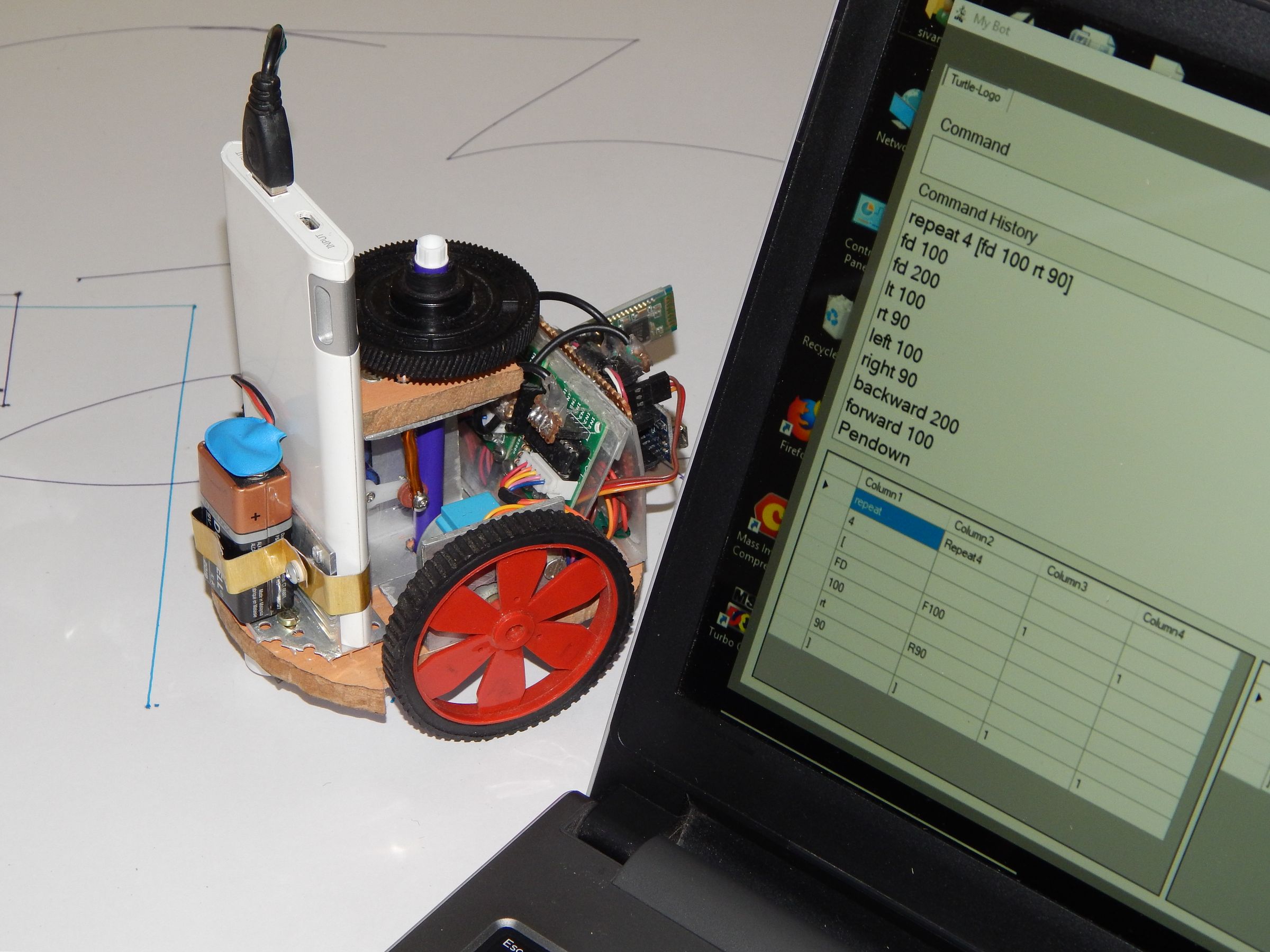 Live Turtle Logo Program Using BT Bot - MyBot : 11 Steps (with Pictures ...