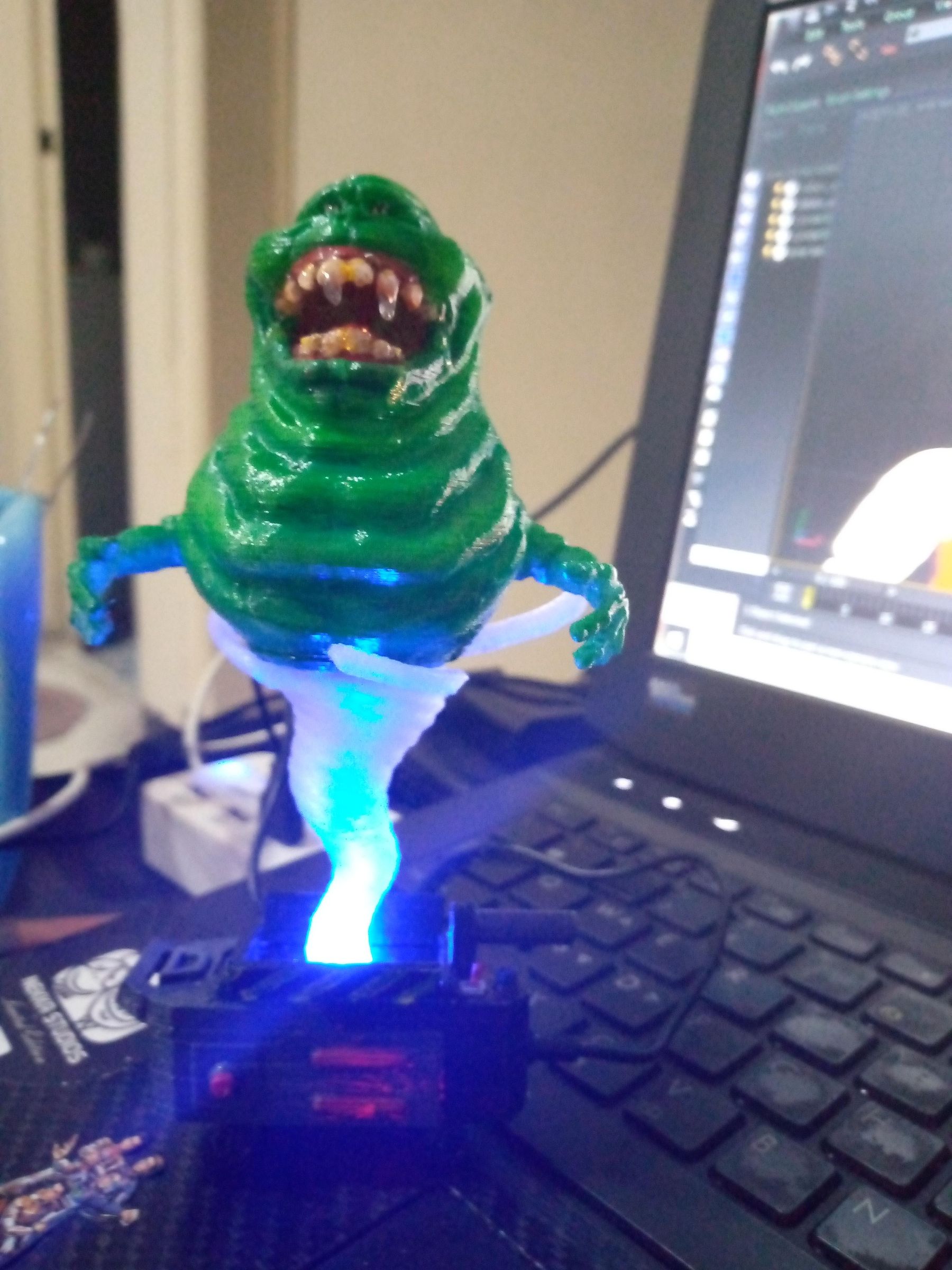 Slimer on the Trap With Led Effect : 5 Steps (with Pictures ...