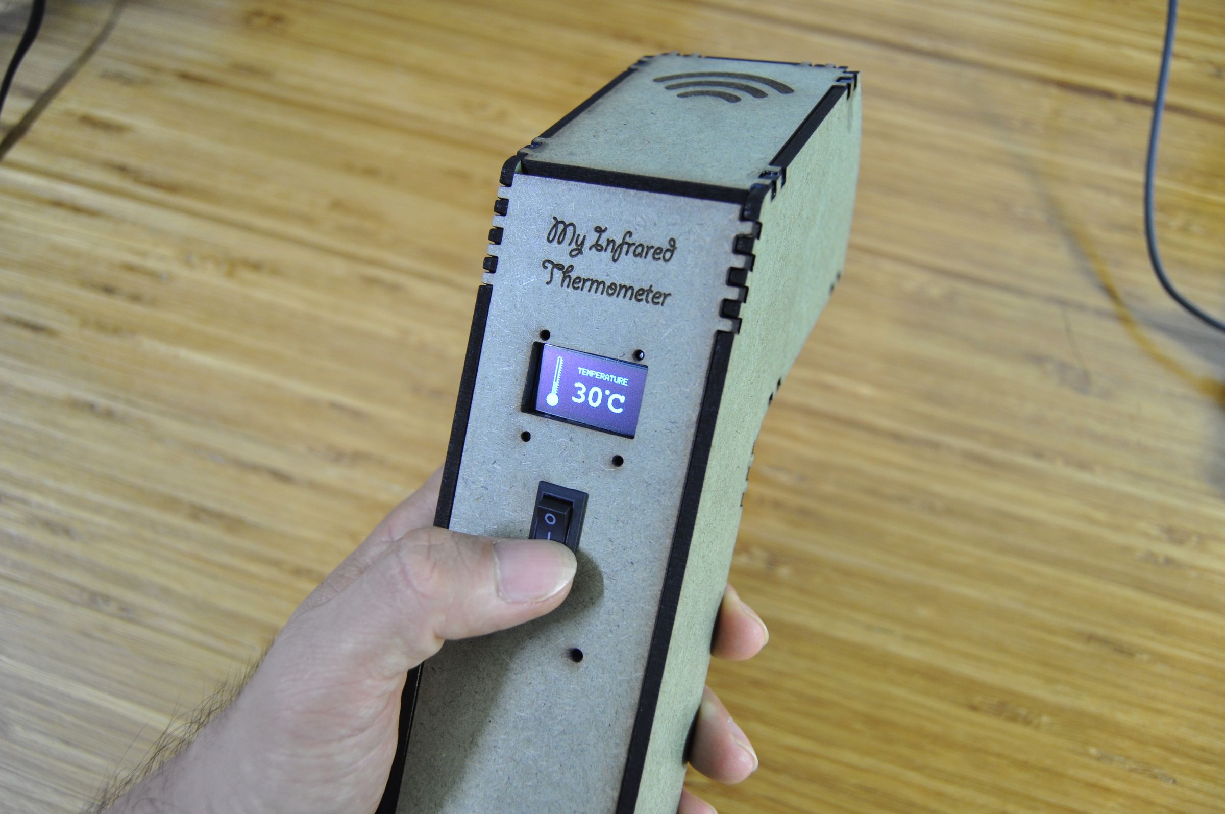 Arduino Infrared Thermometer Gun MDF Case : 4 Steps (with Pictures) - Instructables