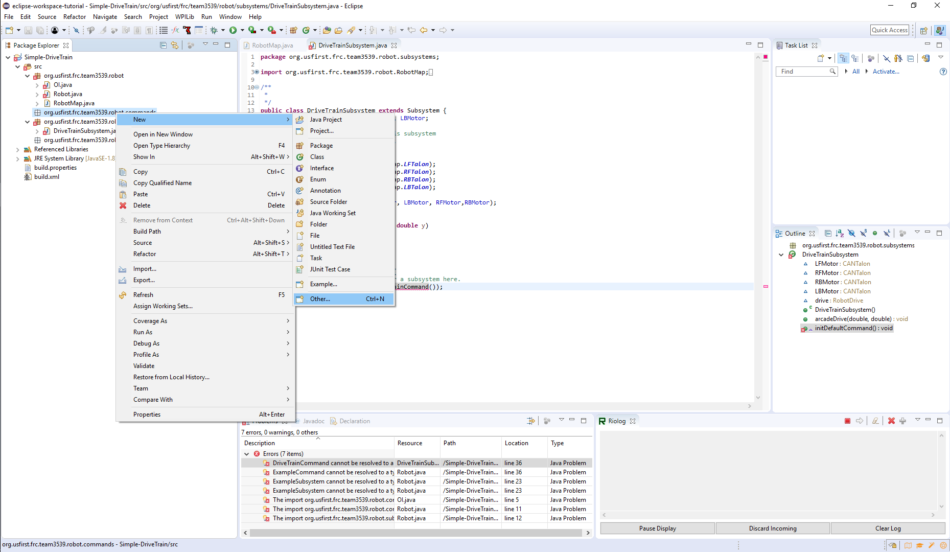How To Write A Simple Drivetrain For Frc (java) : 12 Steps (with 