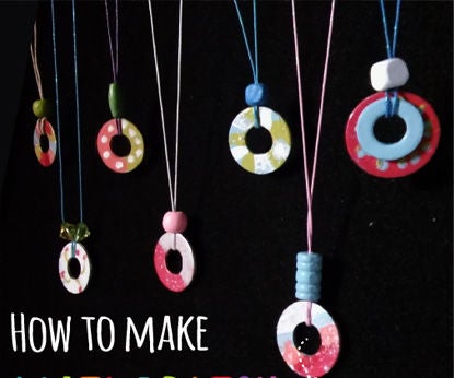 How to Make Nail Polish Washer Necklaces | DIY Jewelry - Instructables
