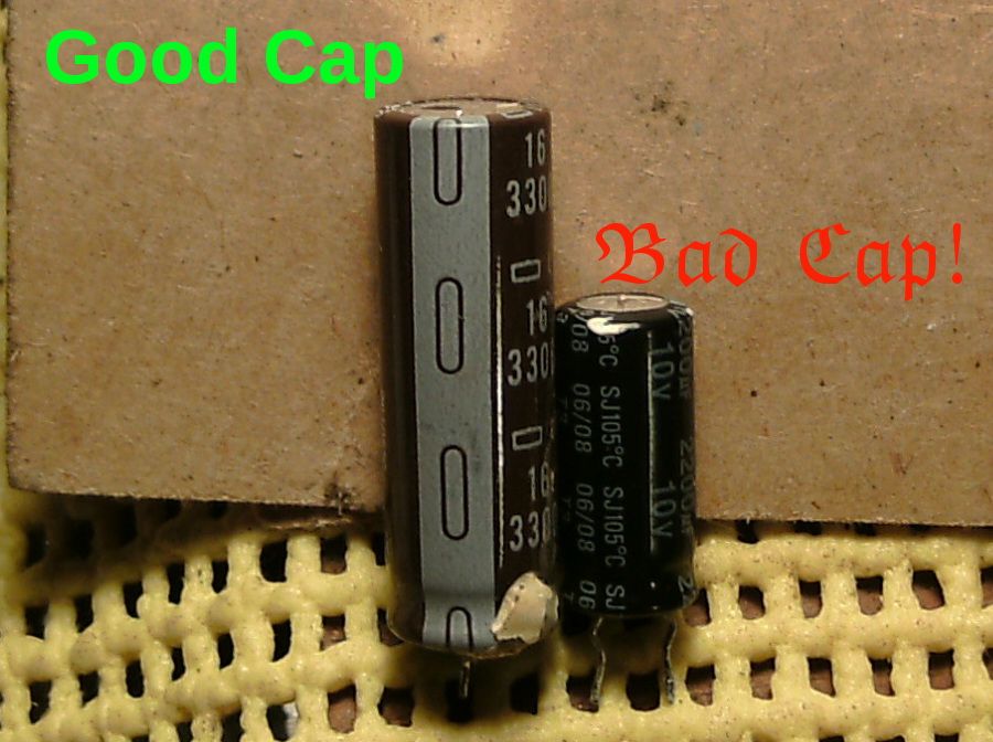Bad Electrolytic Capacitors