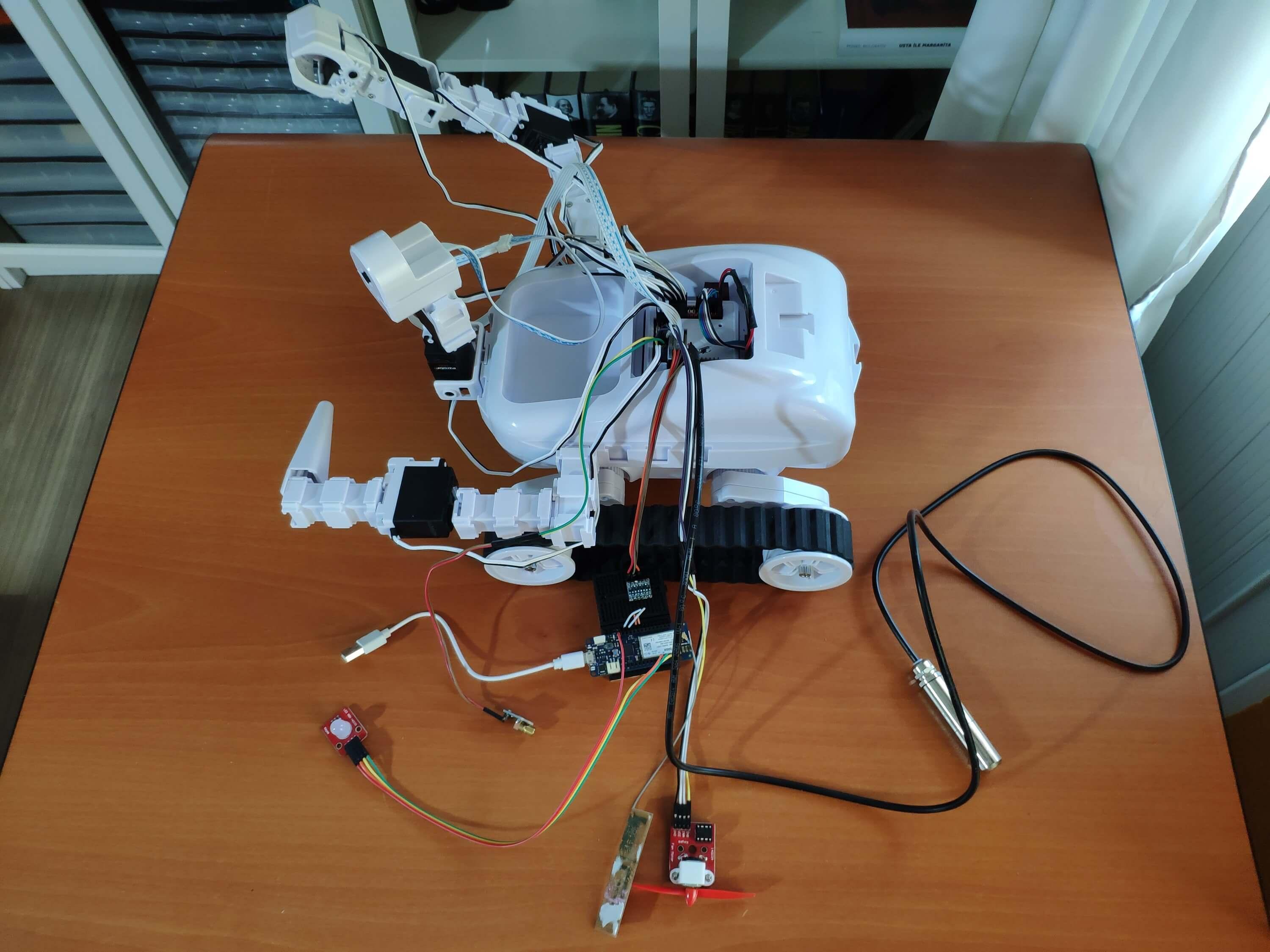 AI-driven Forest Fire Prevention Robot W/ SMS & EZ-Robot : 13 Steps ...