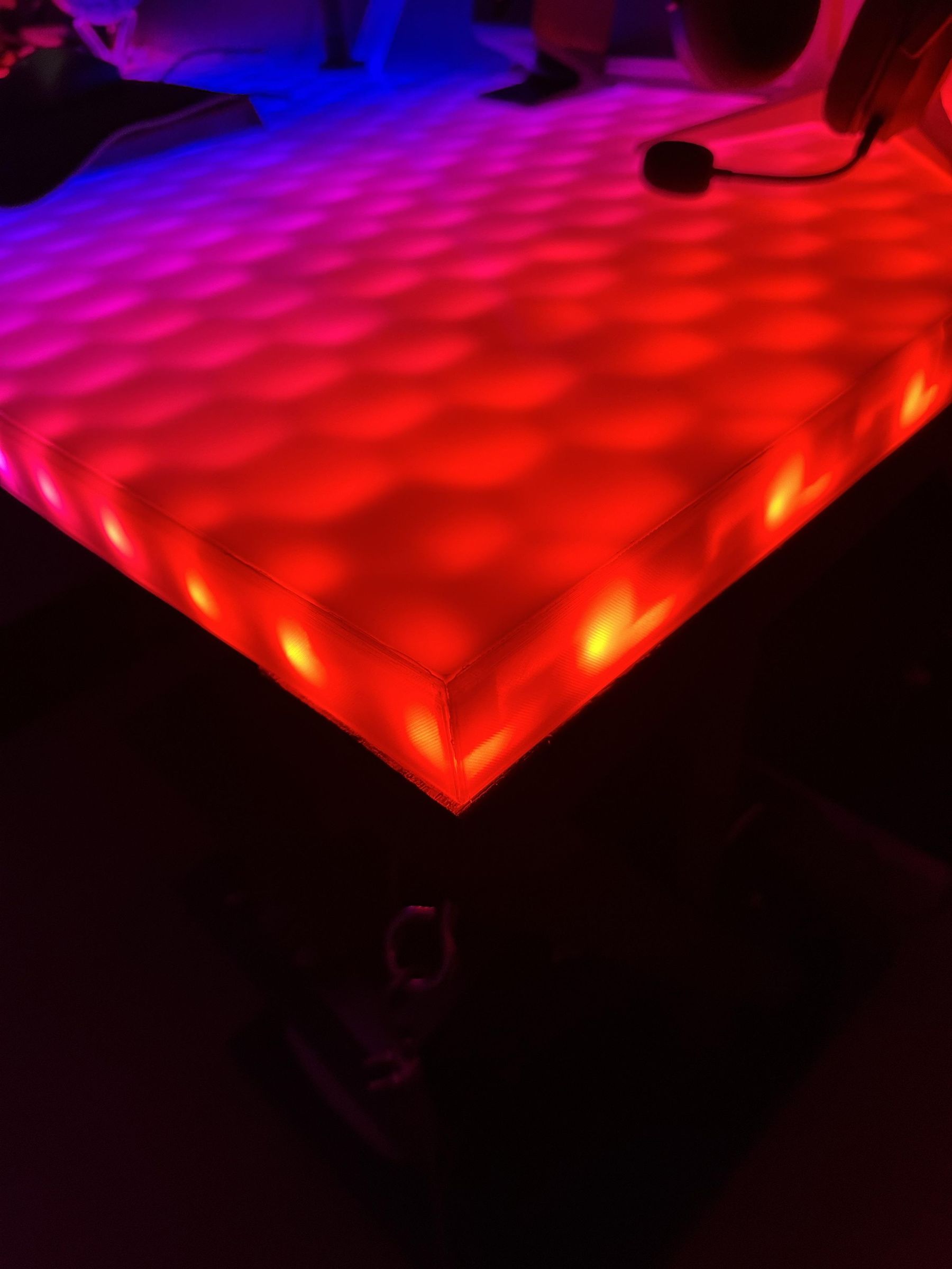 LED Desk Surface Matrix (No Coding) : 9 Steps (with Pictures ...