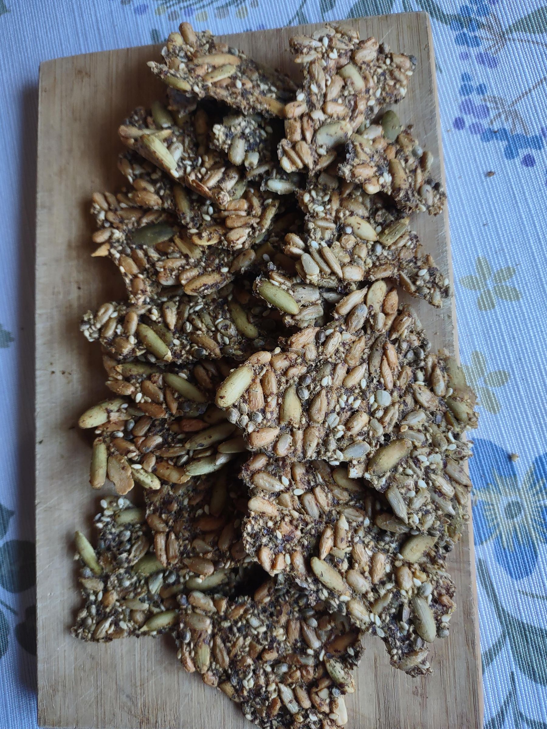 Six Seed Crackers-Paleo, Keto, Gluten-free Snacks! : 4 Steps ...