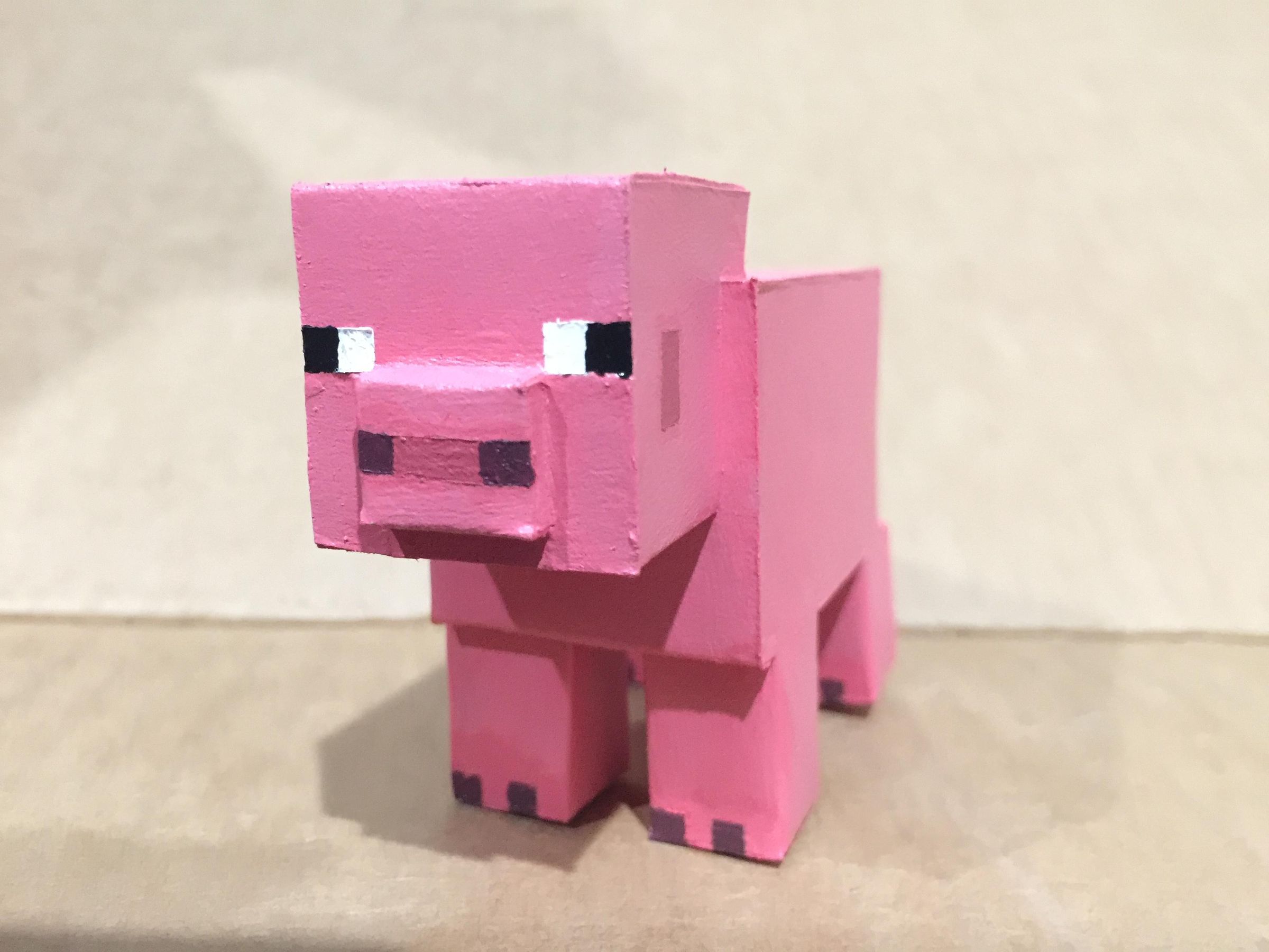 Cardboard Minecraft Pig : 3 Steps (with Pictures) - Instructables