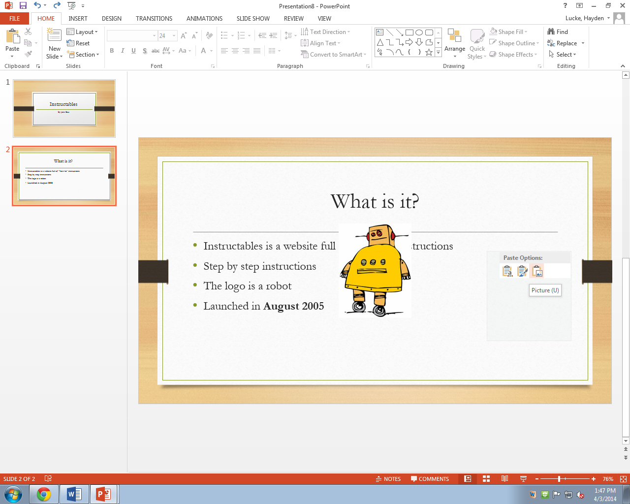 How to Construct an Informational PowerPoint for a Presentation : 11 ...