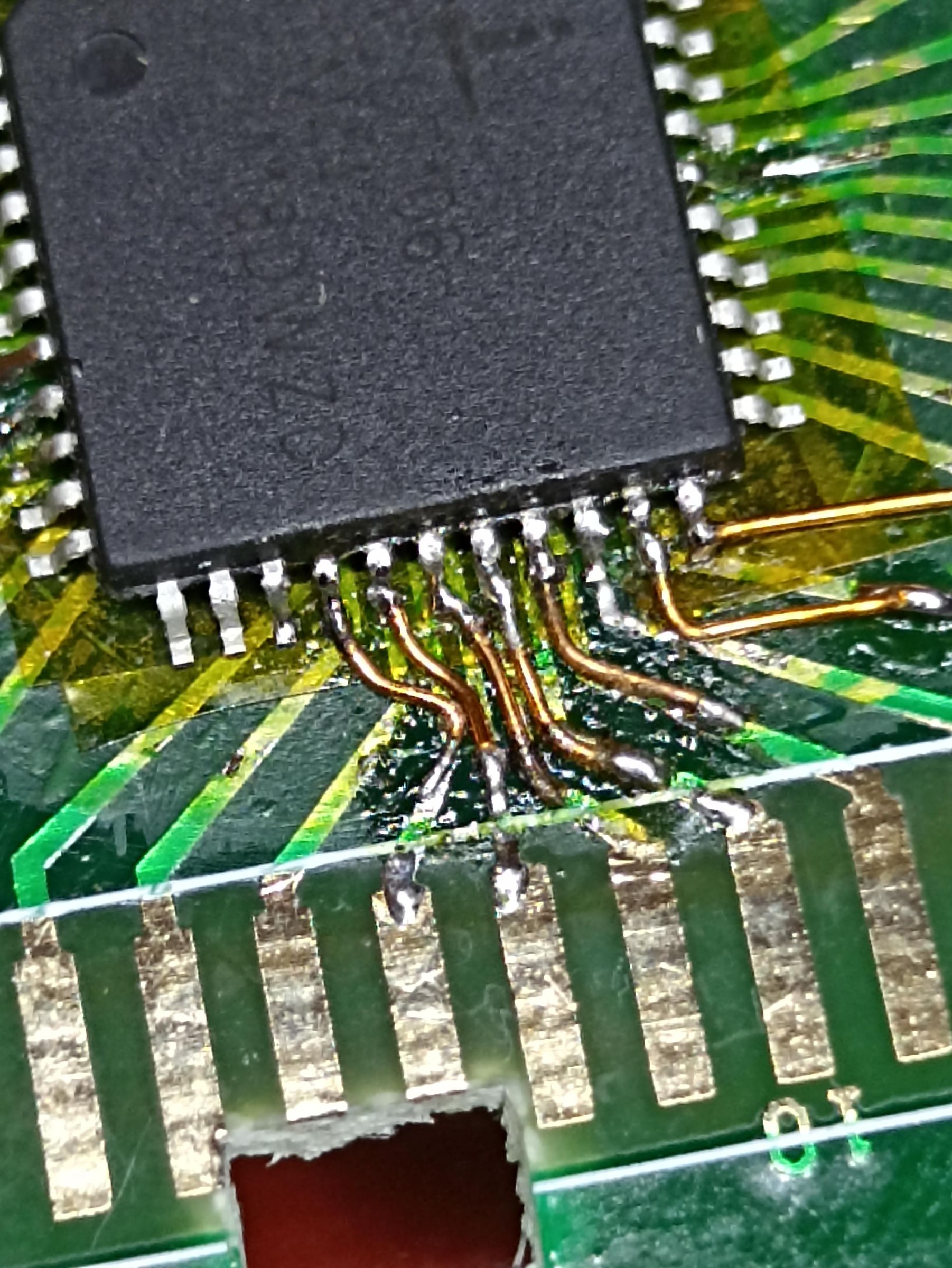 Replacing a 40 Pin COB With a 44 Pin QFP : 3 Steps (with Pictures ...