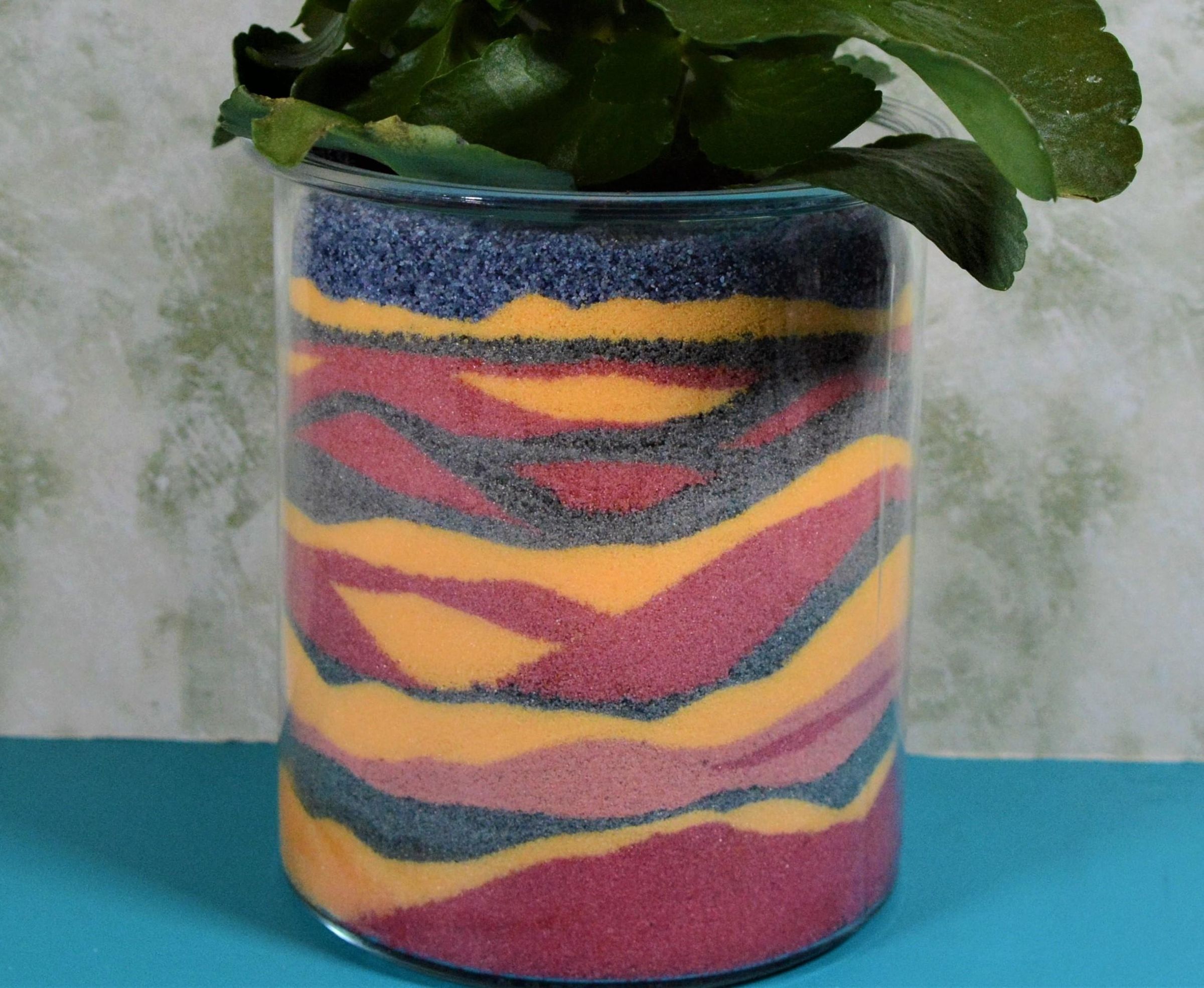 Sand Art in a Flower Pot : 4 Steps - Instructables