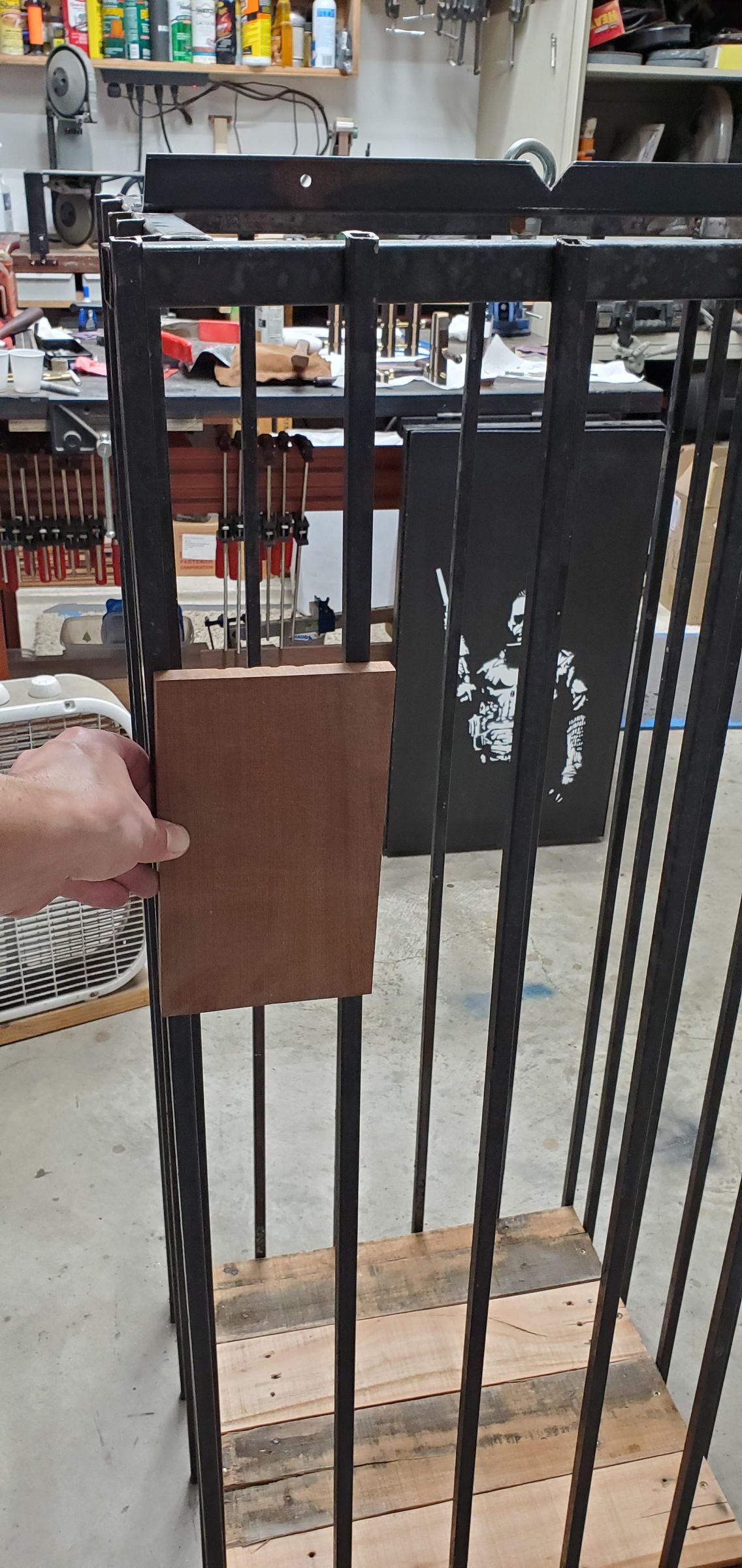 Skeleton in a Hanging Cage From Scrap Metal - Yard Decoration : 11 ...